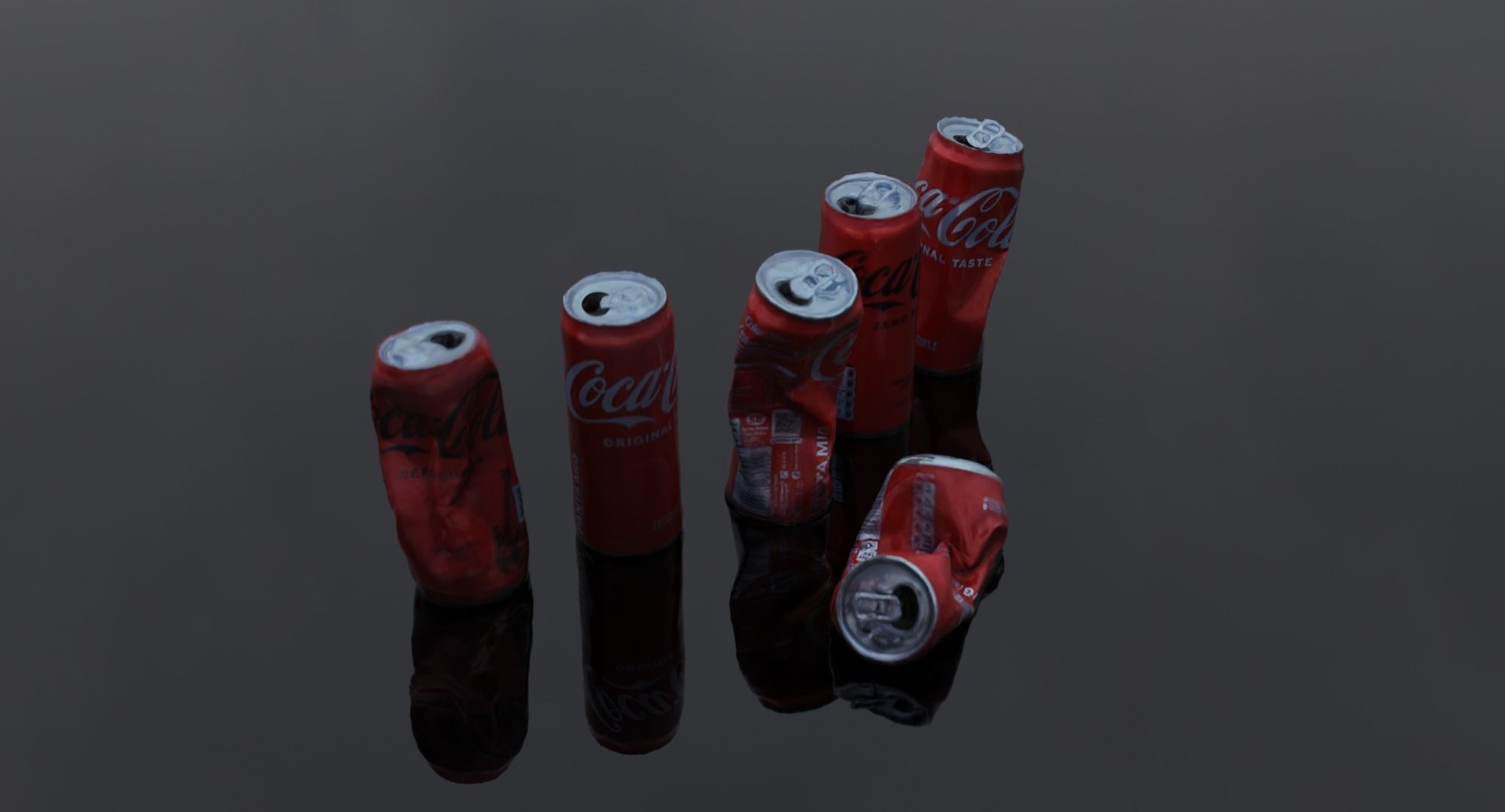 3D model Coka Cola Cans Assets VR / AR / low-poly | CGTrader