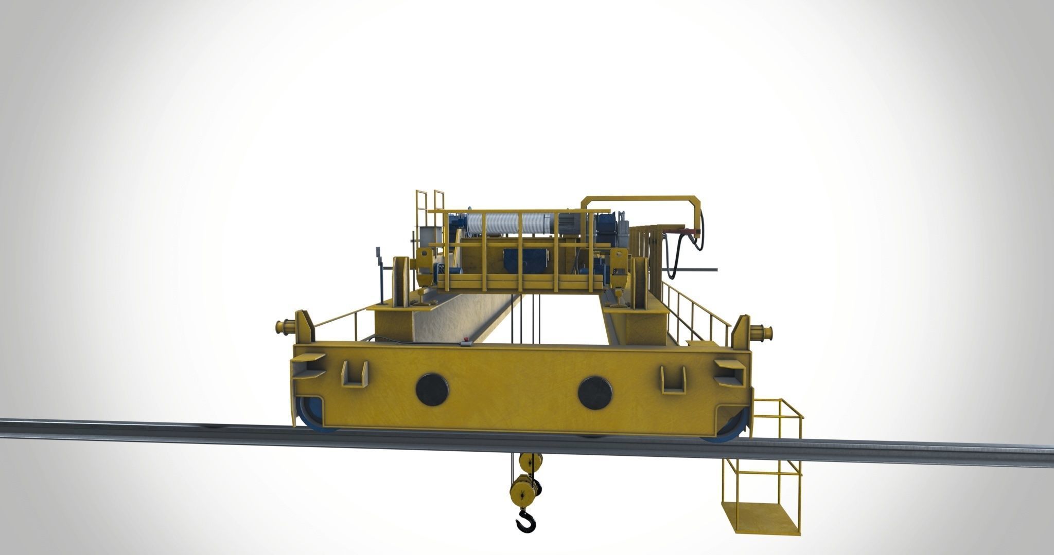 3D model Demag 20 ton EOT Cranes Hoists VR / AR / low-poly | CGTrader