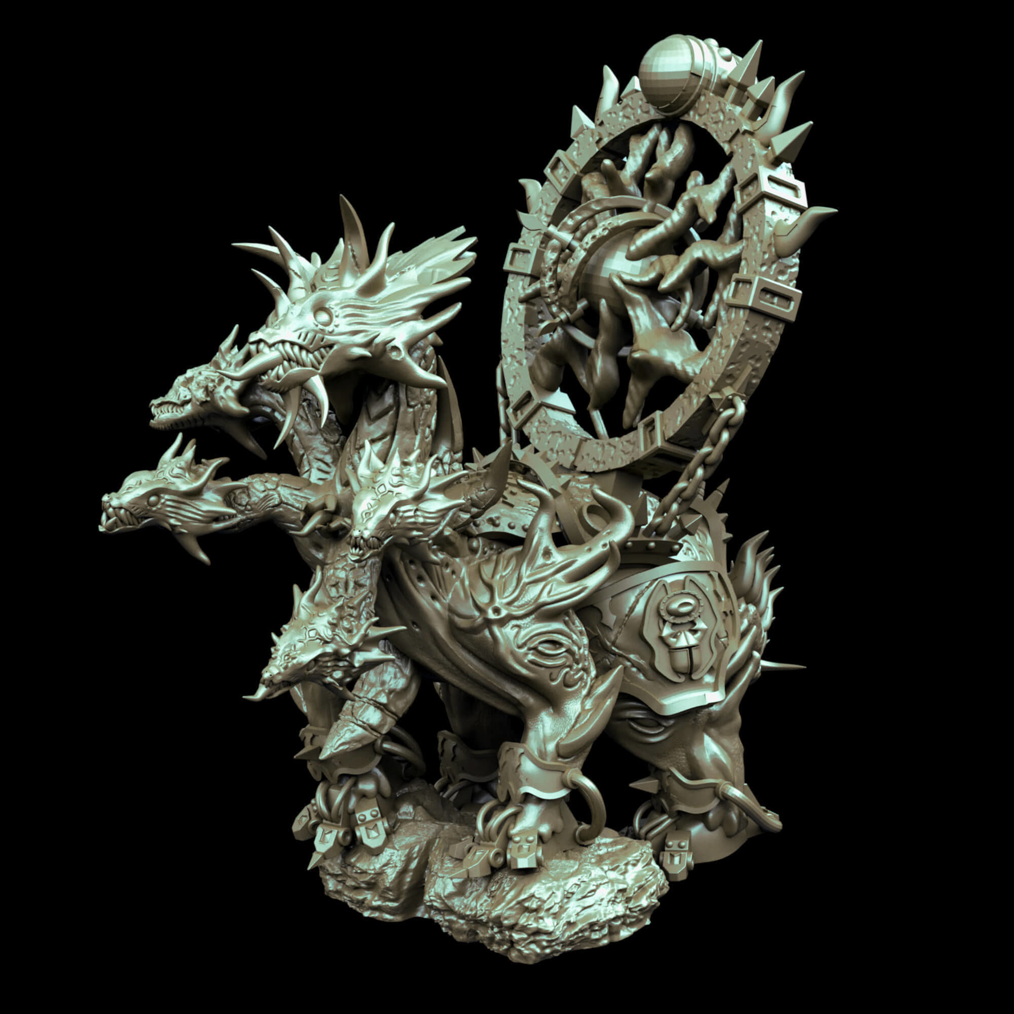 Vortex Beast Collection Hydra And Dinosaur Variations 3D model 3D ...