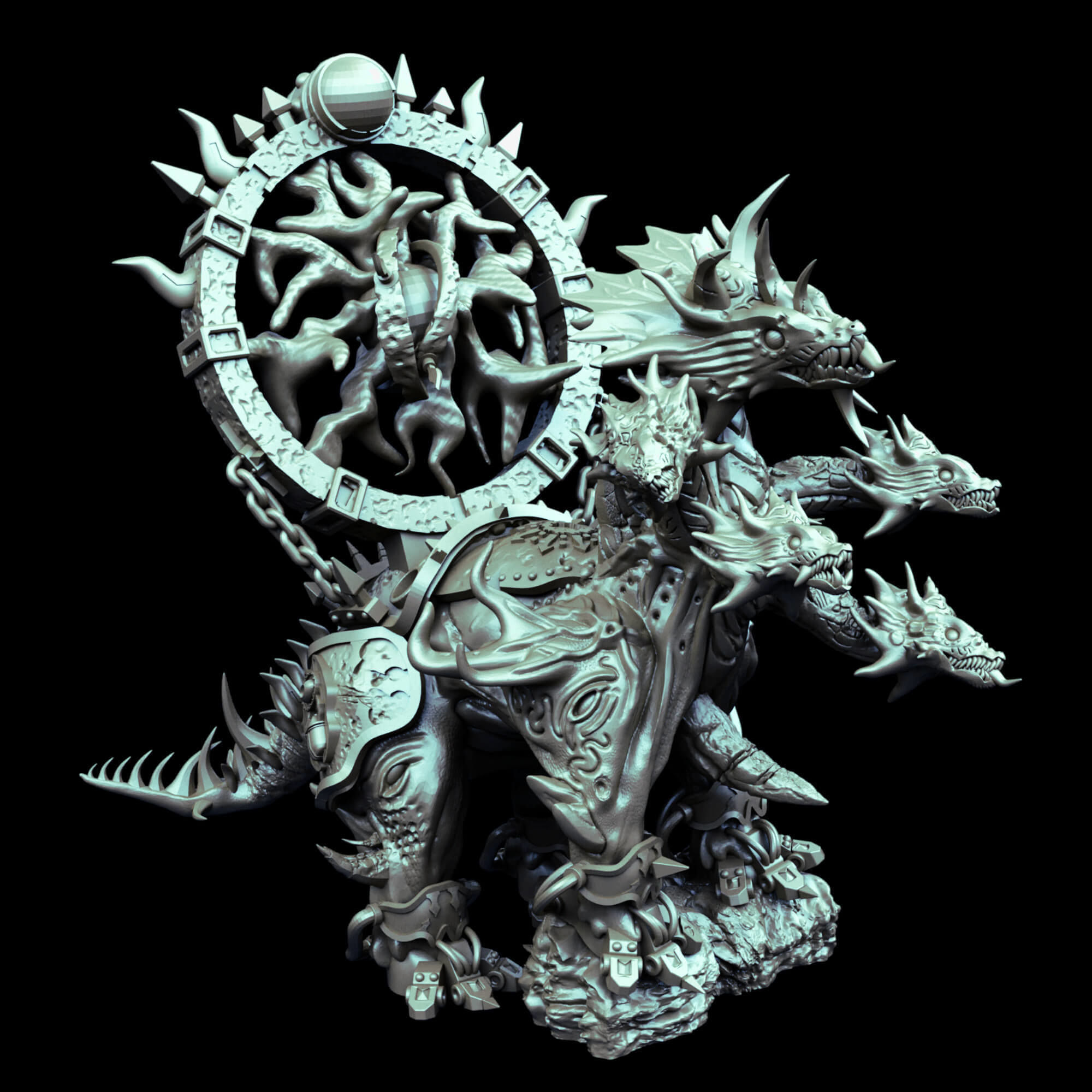 Vortex Beast Collection Hydra And Dinosaur Variations 3D model 3D ...