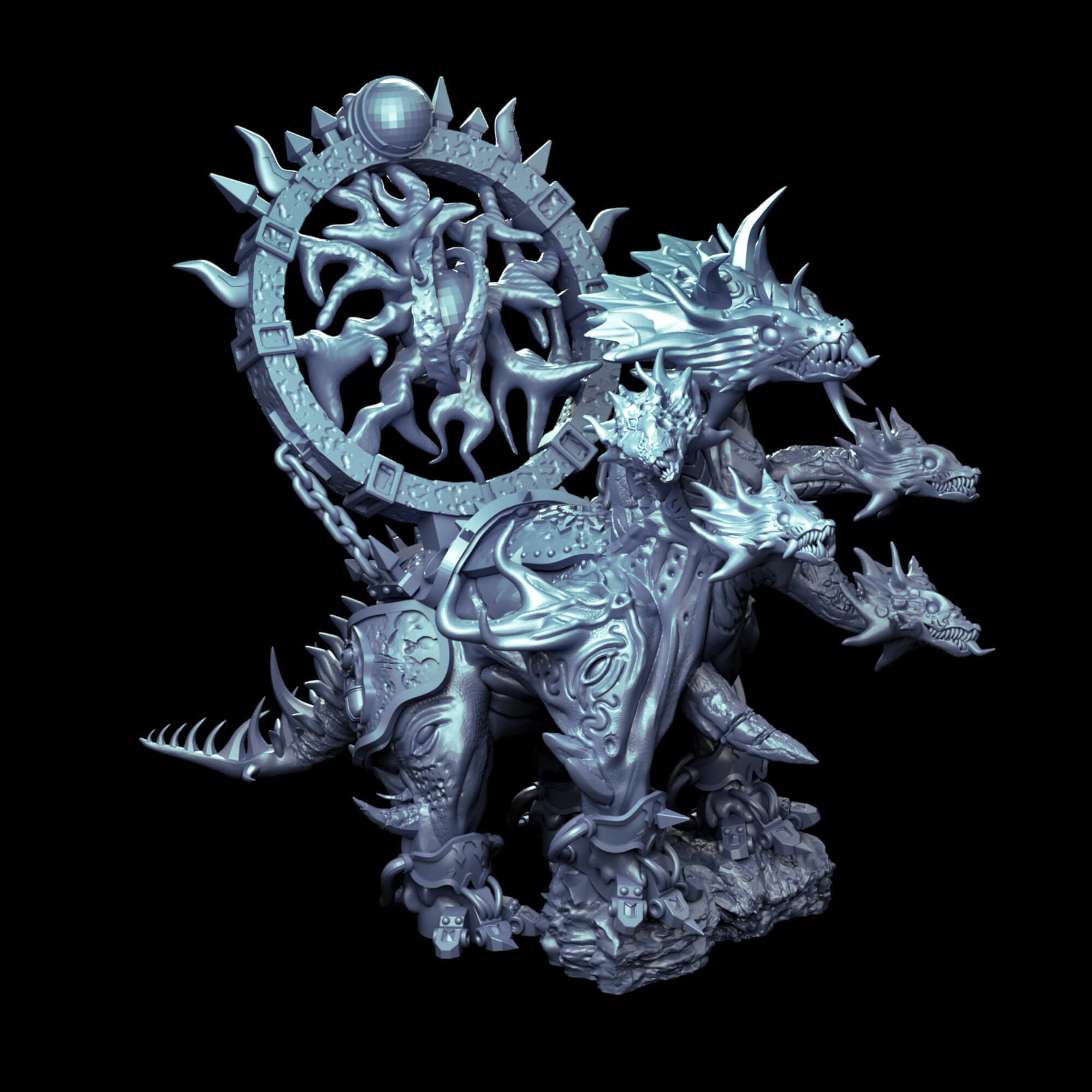 Vortex Beast Collection Hydra And Dinosaur Variations 3D model 3D ...