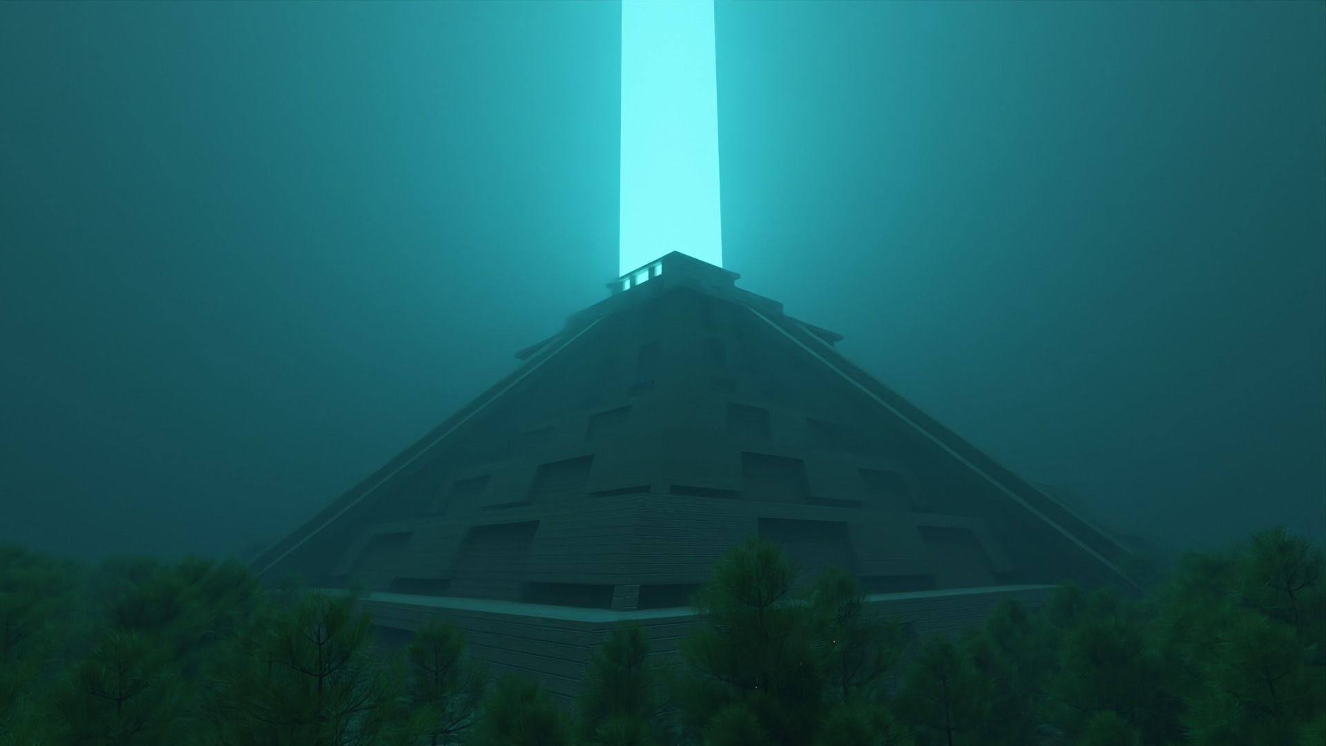 3D model A Volumetric Pyramid Scene in Blender VR / AR / low-poly ...