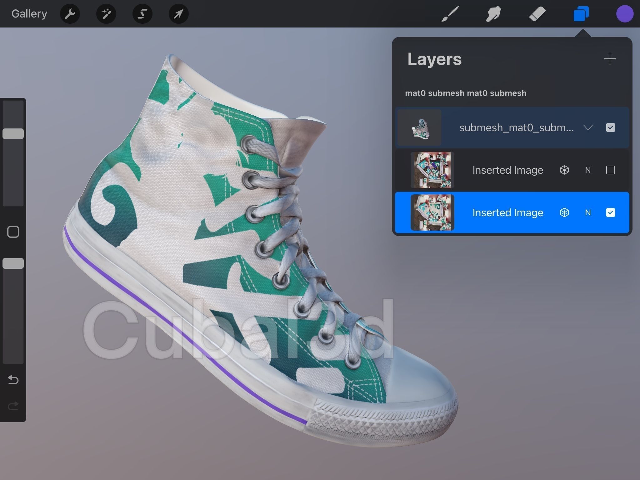 Converse 3D Procreate 3D model | CGTrader