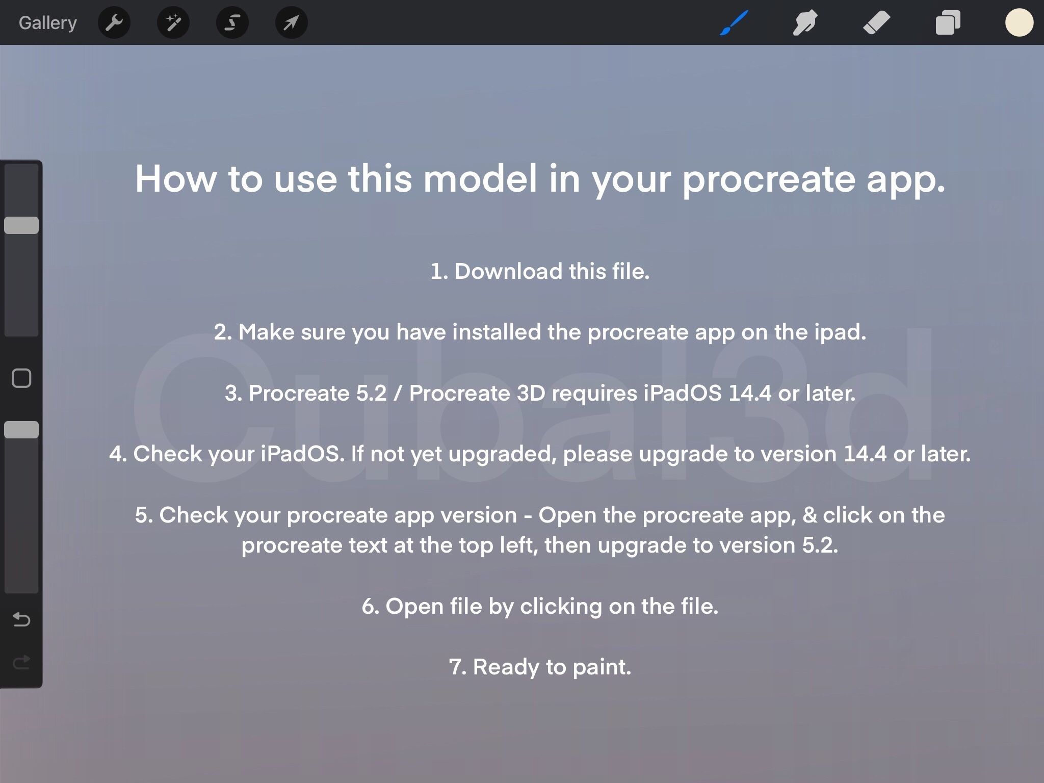 Converse 3D Procreate 3D model | CGTrader