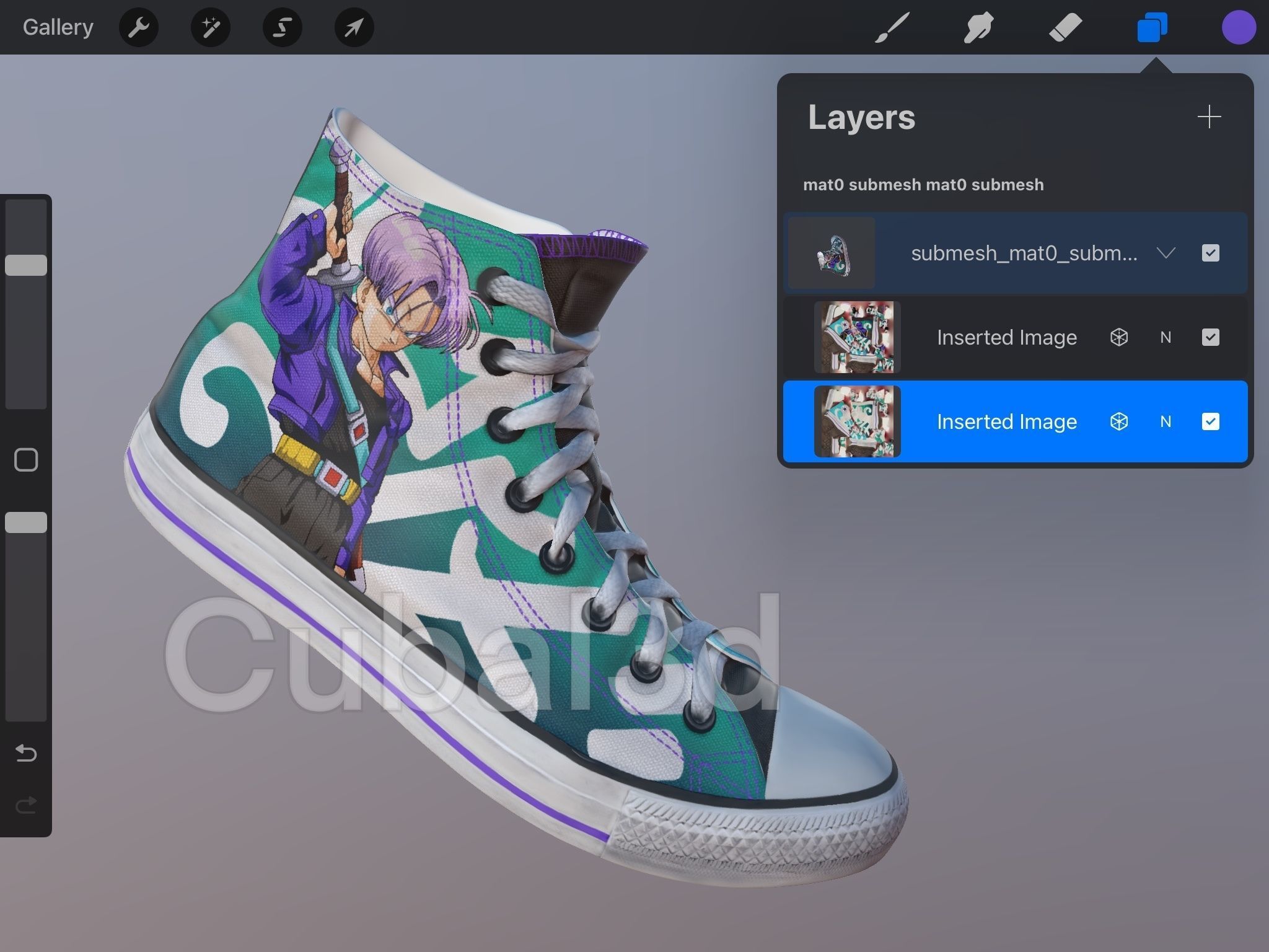 Converse 3D Procreate 3D model | CGTrader