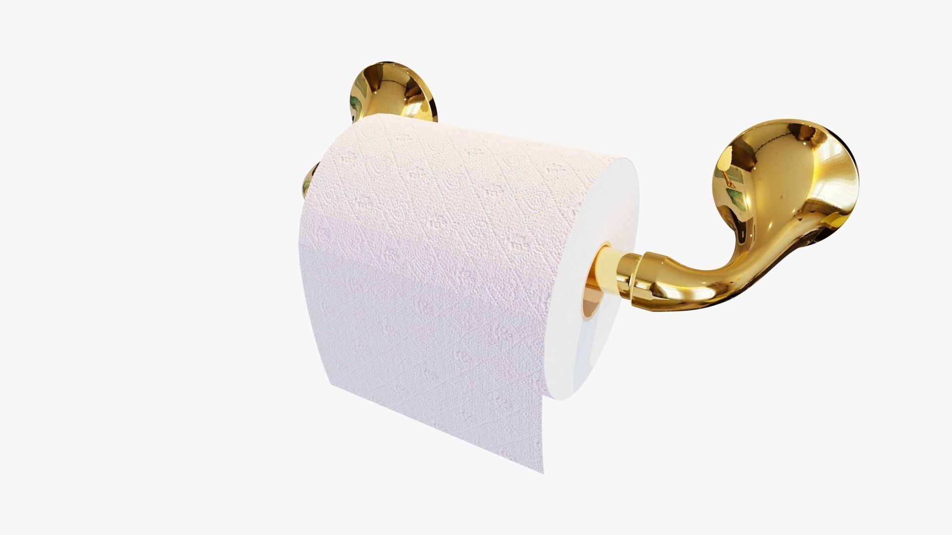 3D Toilet Paper With Holder 3D model | CGTrader