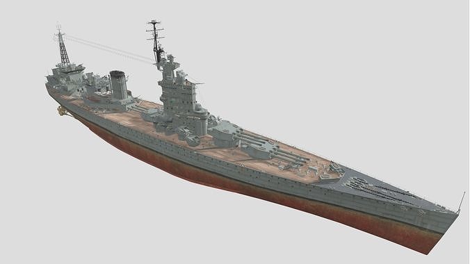 N3 Class Battleship 3D model | CGTrader