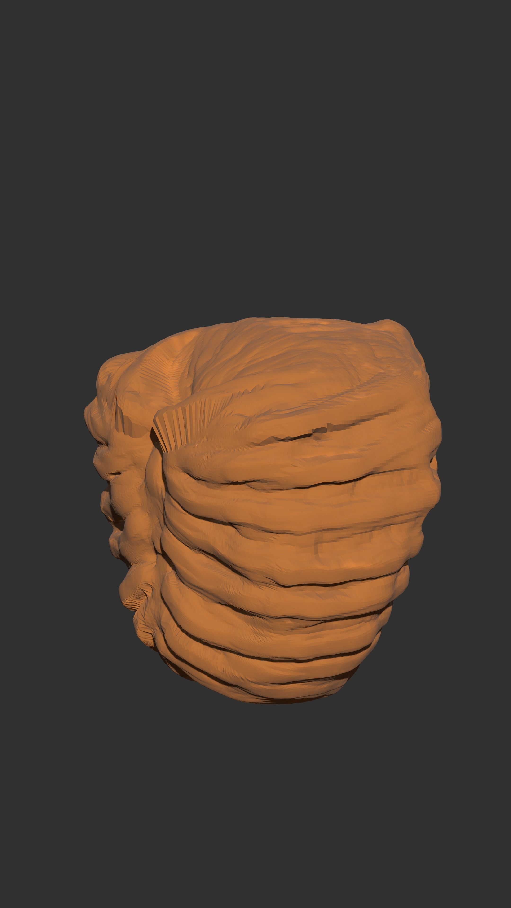 3D model golem type chest with ribcage VR / AR / low-poly | CGTrader