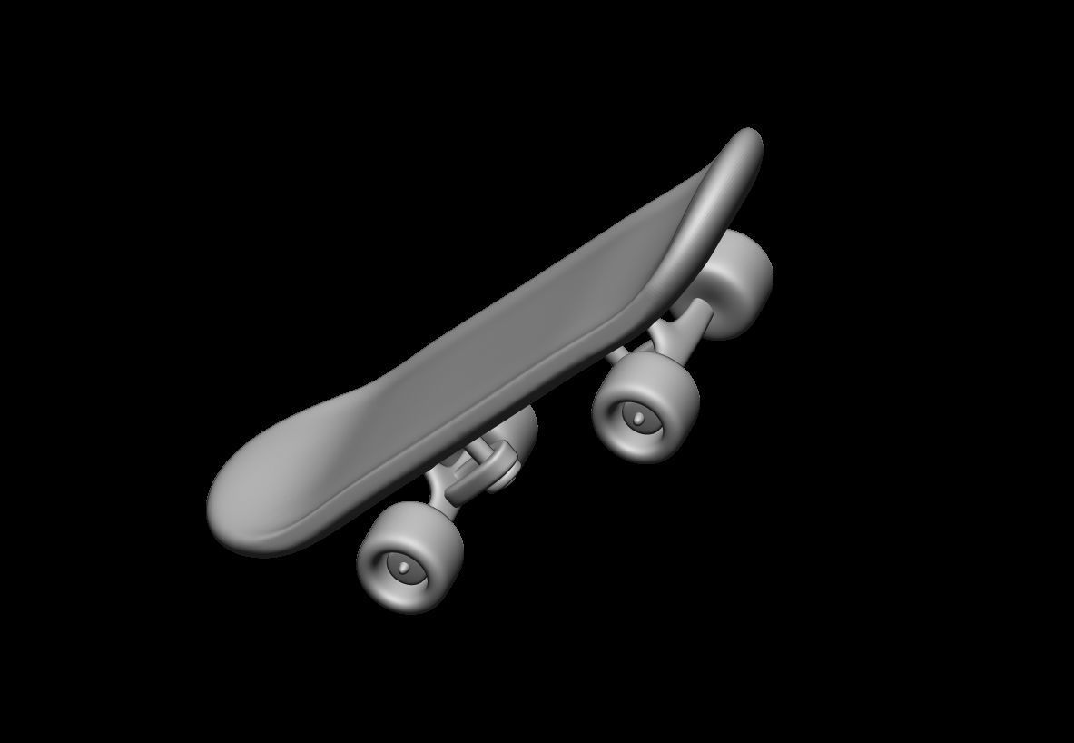 Skate 3D Model for printing STATIC free 3D model 3D printable | CGTrader