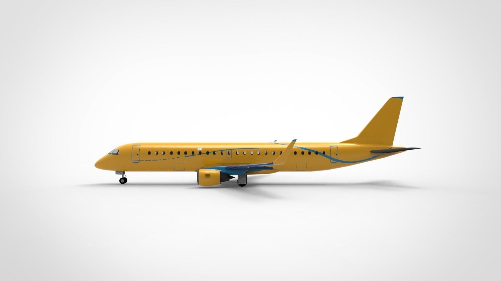 airpnae Embraer E190 3D model | CGTrader