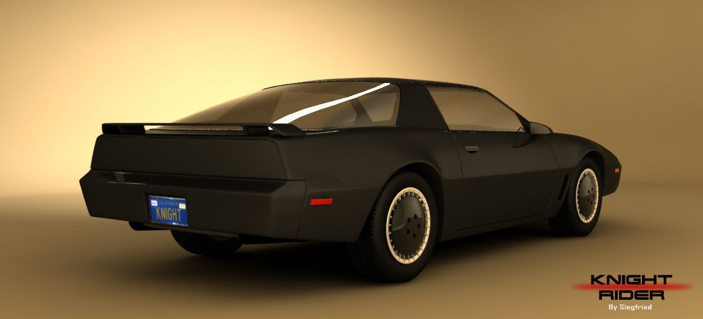 Knight Rider K2000 KITT 3D model | CGTrader