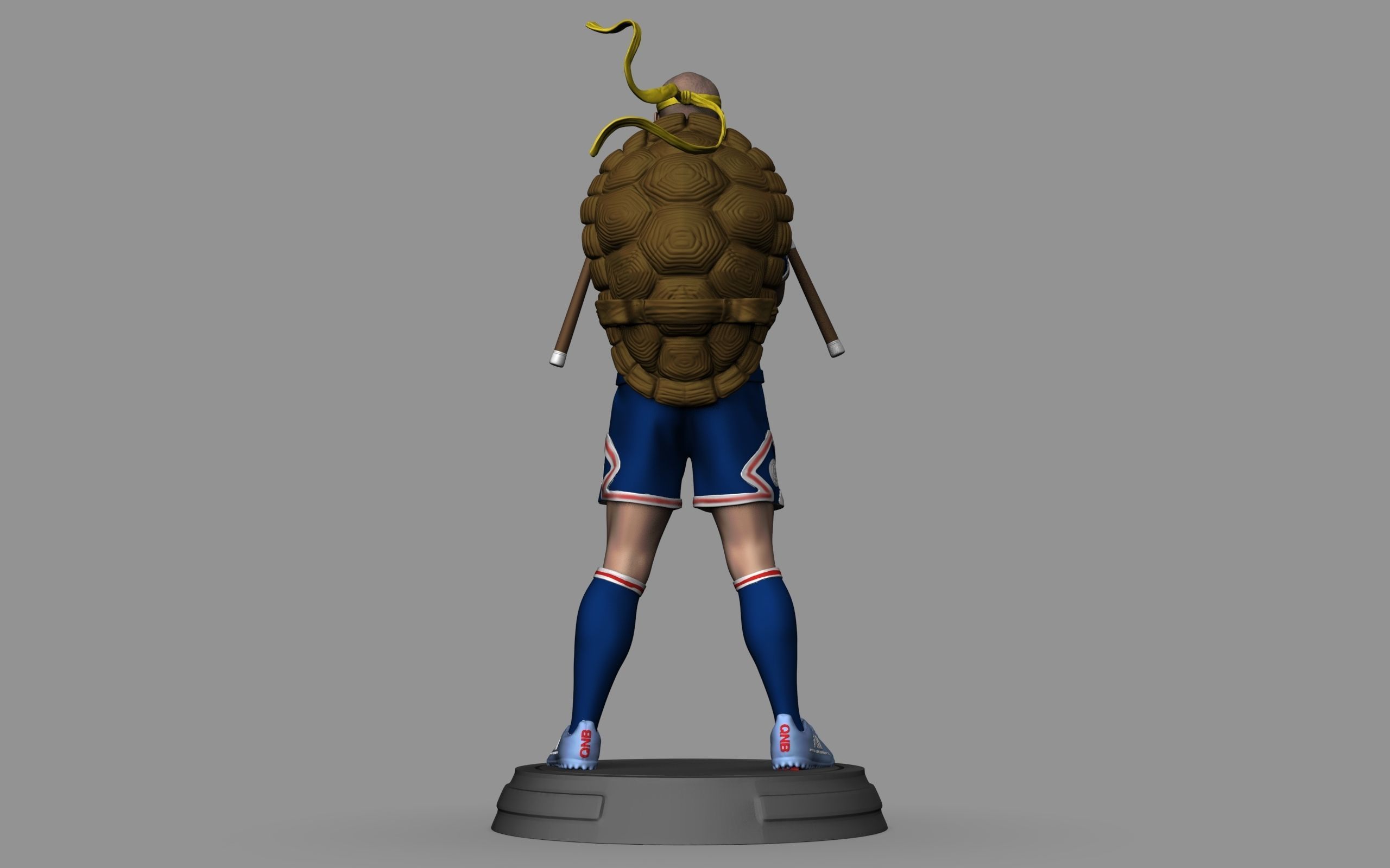 Ninja Turtles Kylian Mbappe 3D model 3D printable | CGTrader