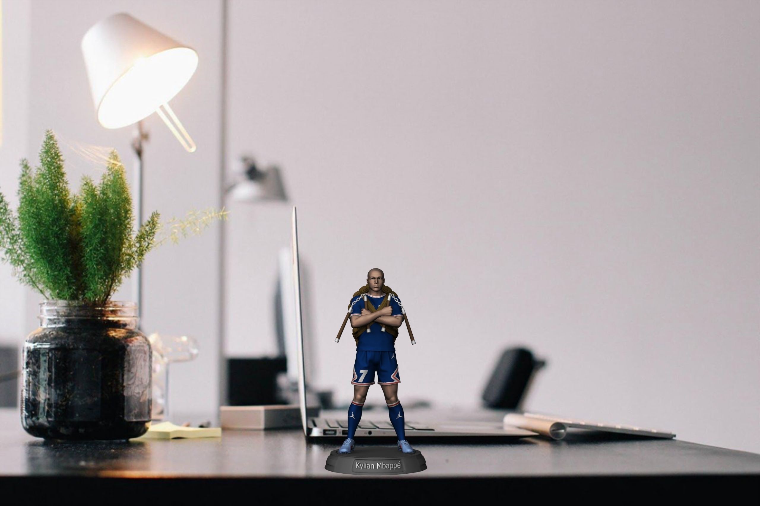 Ninja Turtles Kylian Mbappe 3D model 3D printable | CGTrader