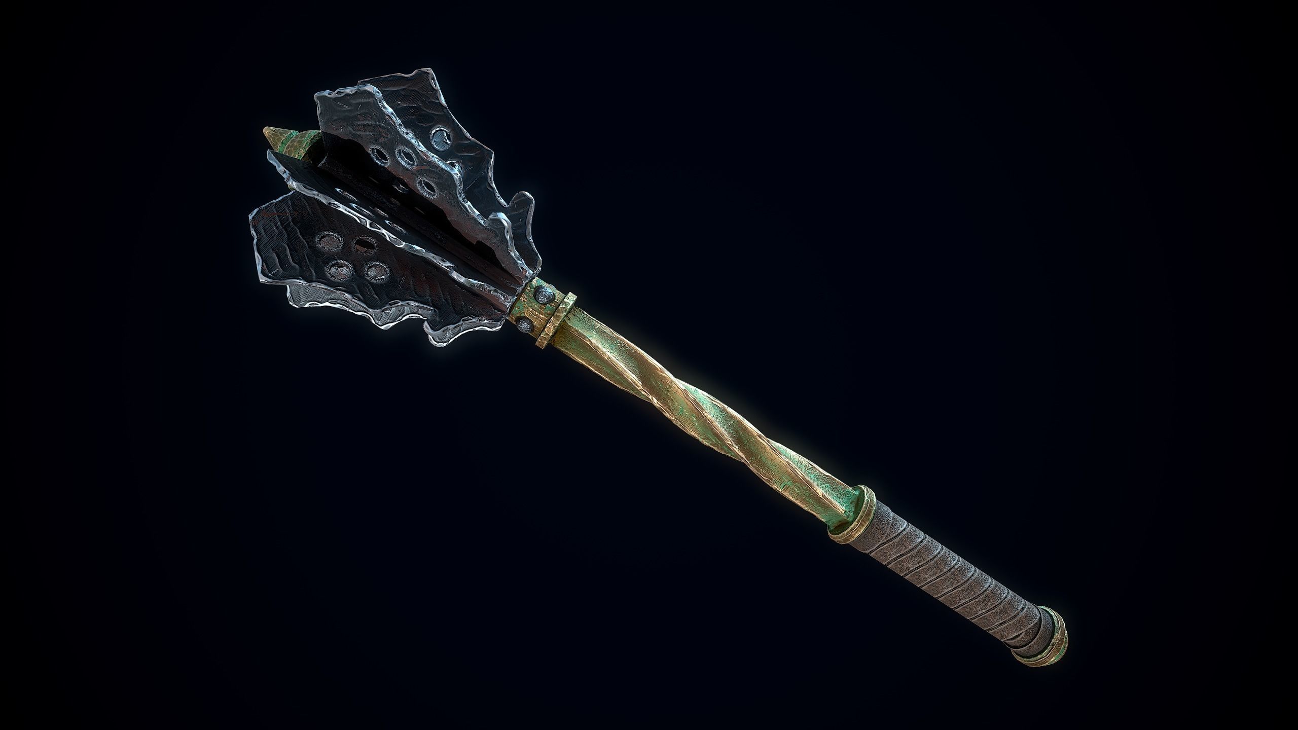 3D model Medieval Mace VR / AR / low-poly | CGTrader