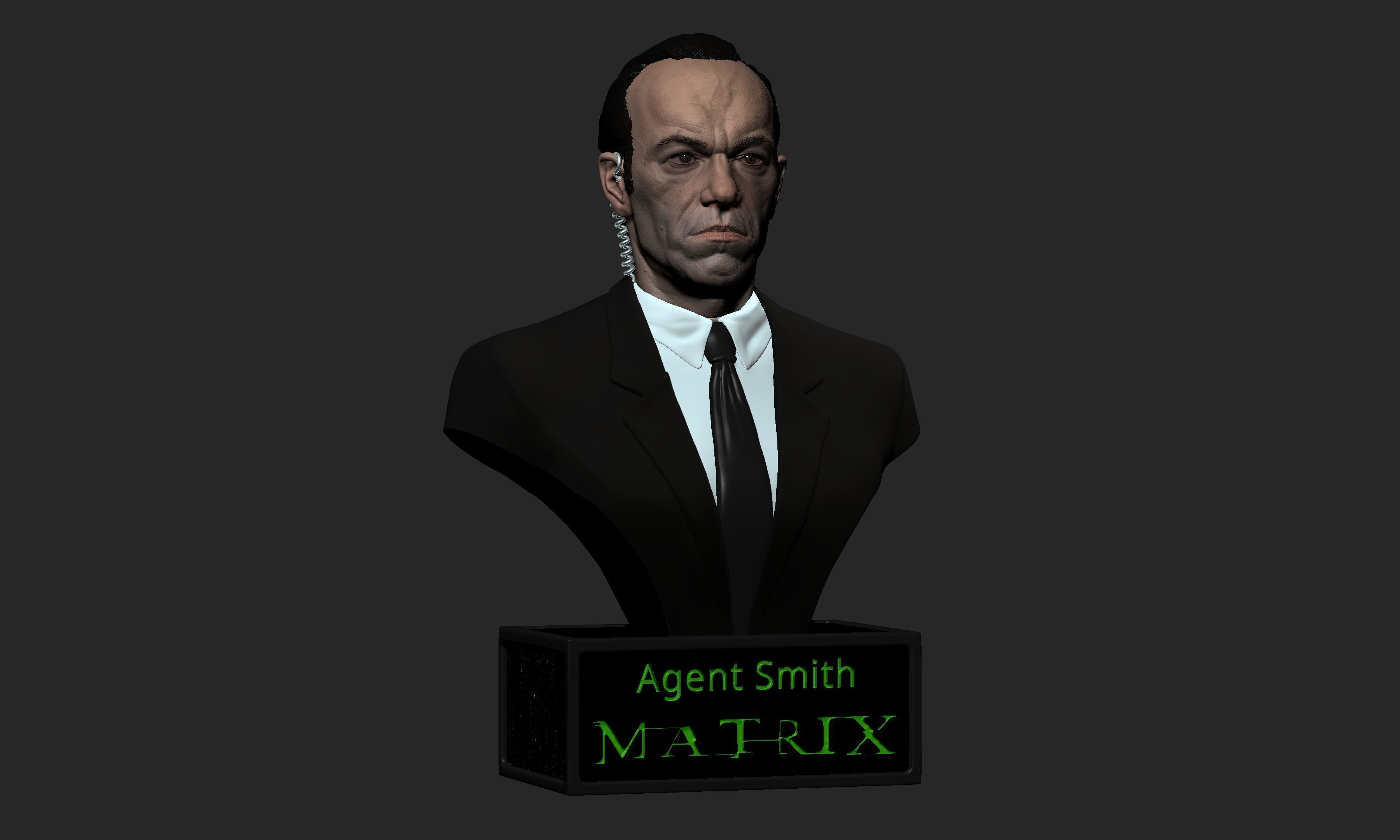 AGENT SMITH MATRIX 3D model 3D printable | CGTrader