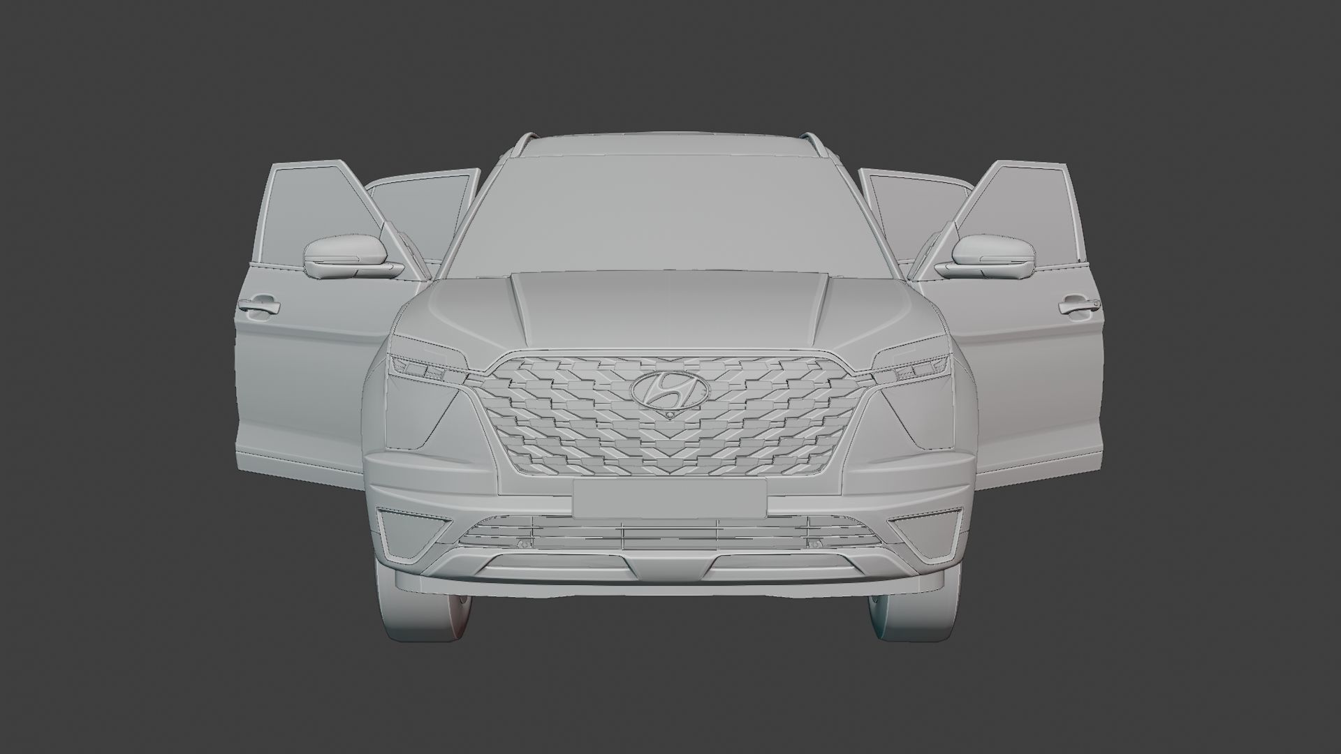 3D model hyundai alcazar VR / AR / low-poly | CGTrader