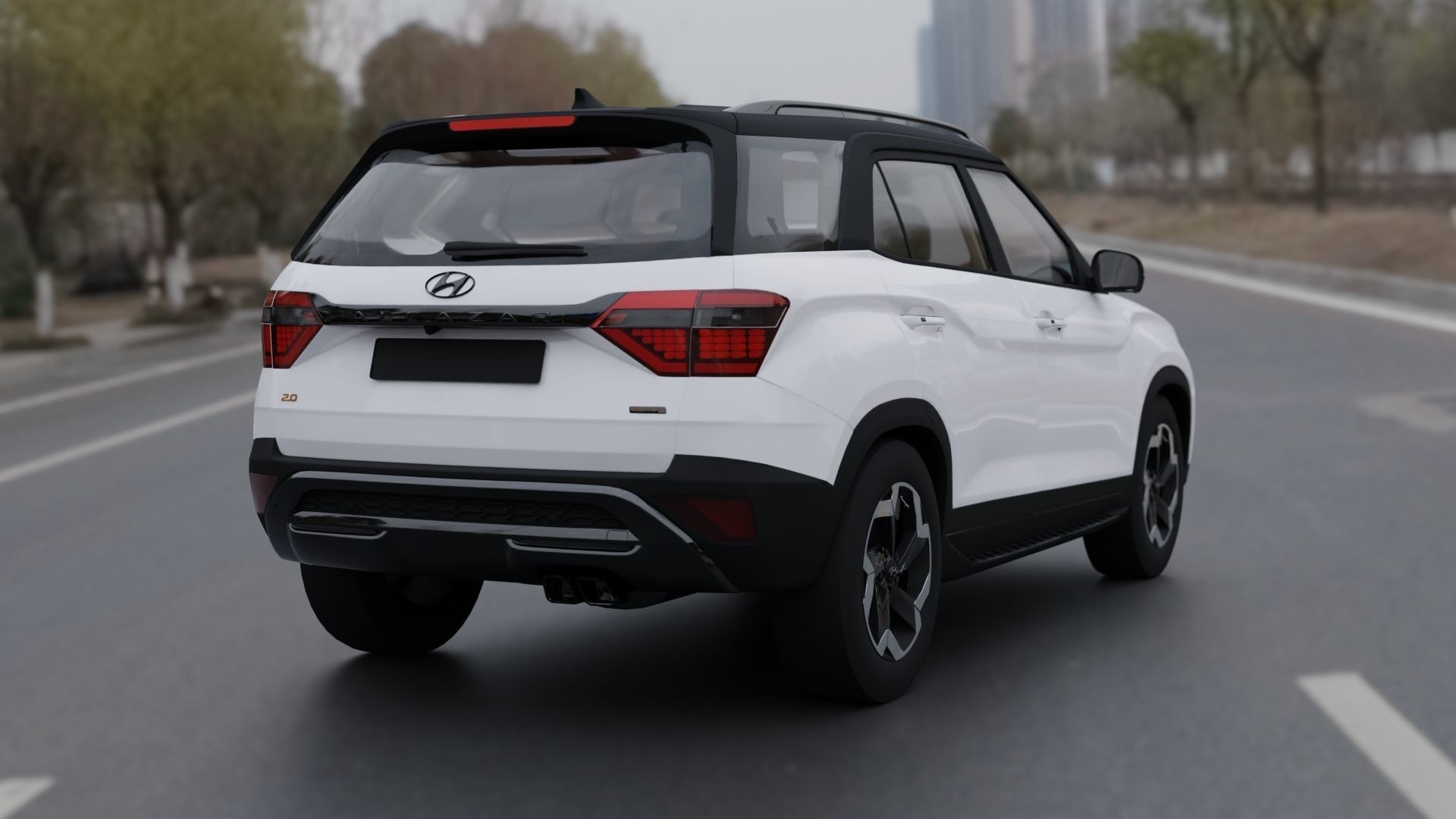 3D model hyundai alcazar VR / AR / low-poly | CGTrader