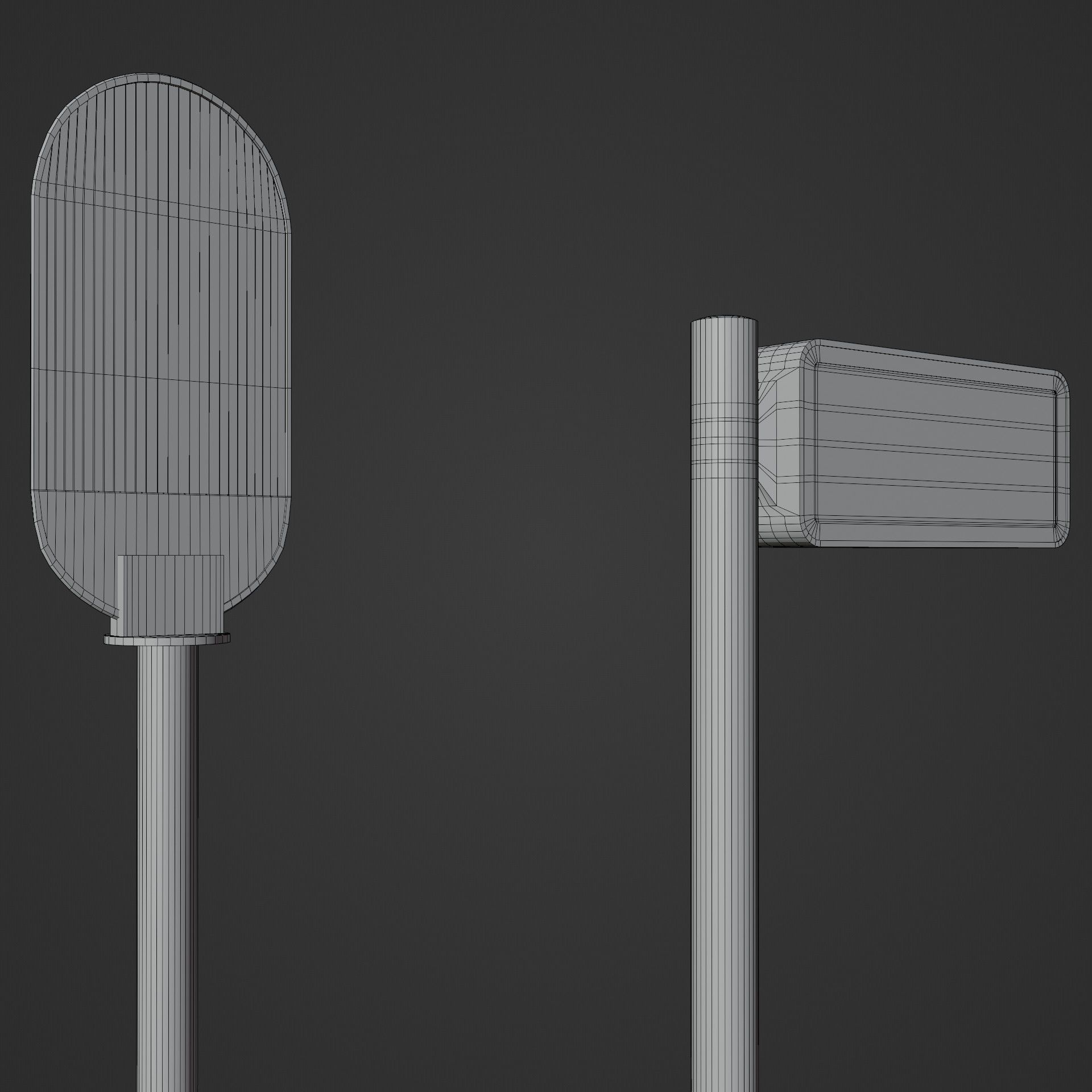 3D model Irish Dublin Bus Stop VR / AR / low-poly | CGTrader