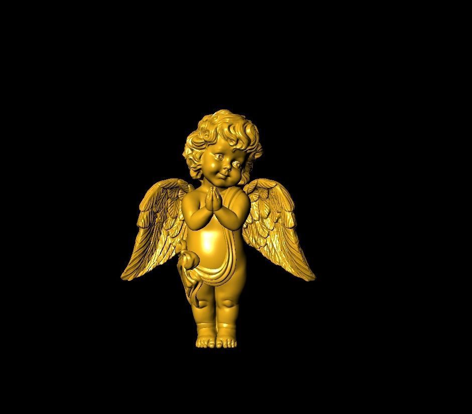 angel obj 3D model 3D printable | CGTrader