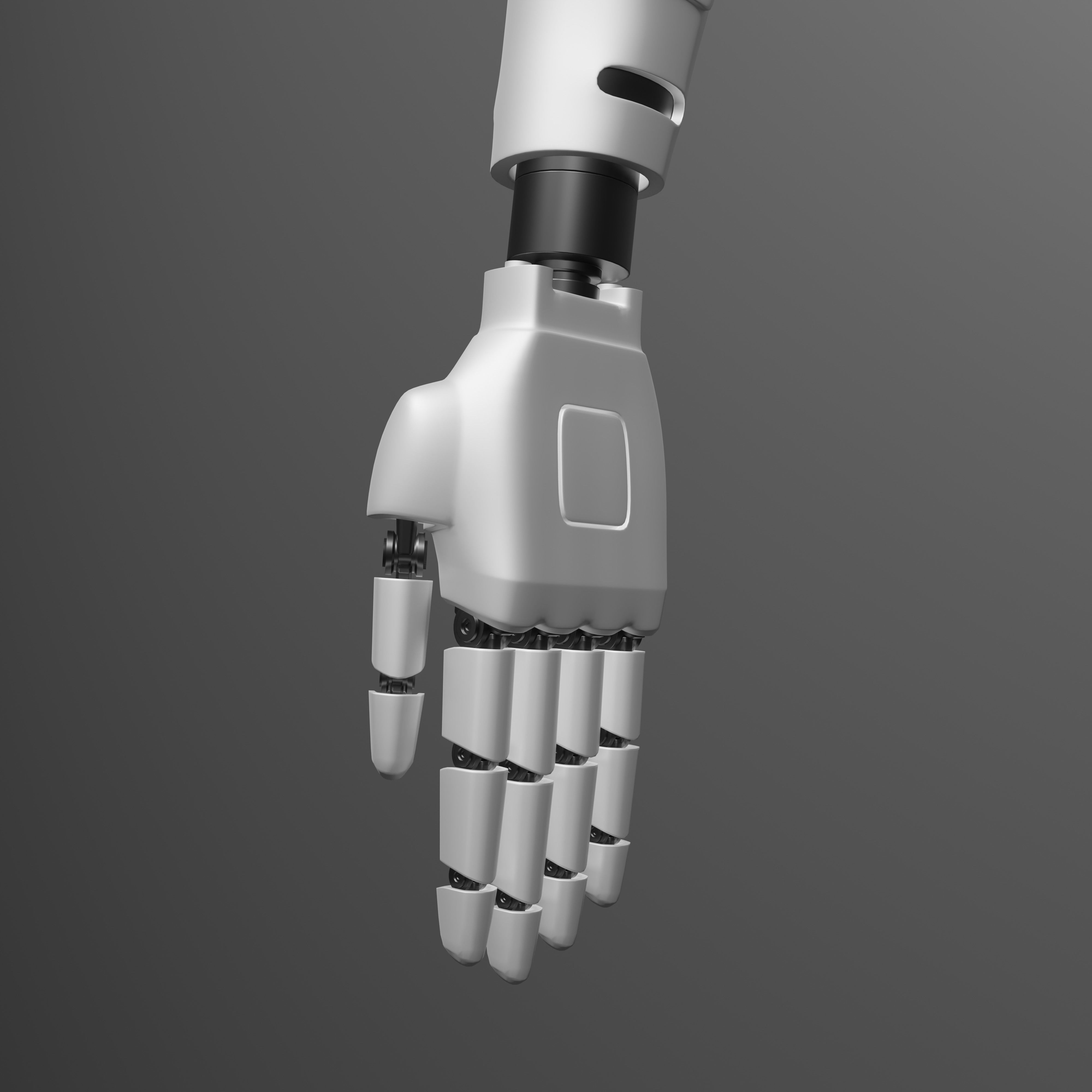 Robotic hand 3D model | CGTrader