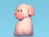 Pig Turning 3D model 3D printable | CGTrader