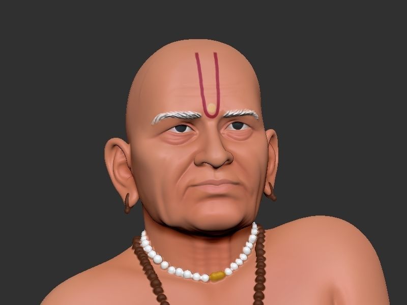 Swami Samarth Maharaj 3D model 3D printable | CGTrader