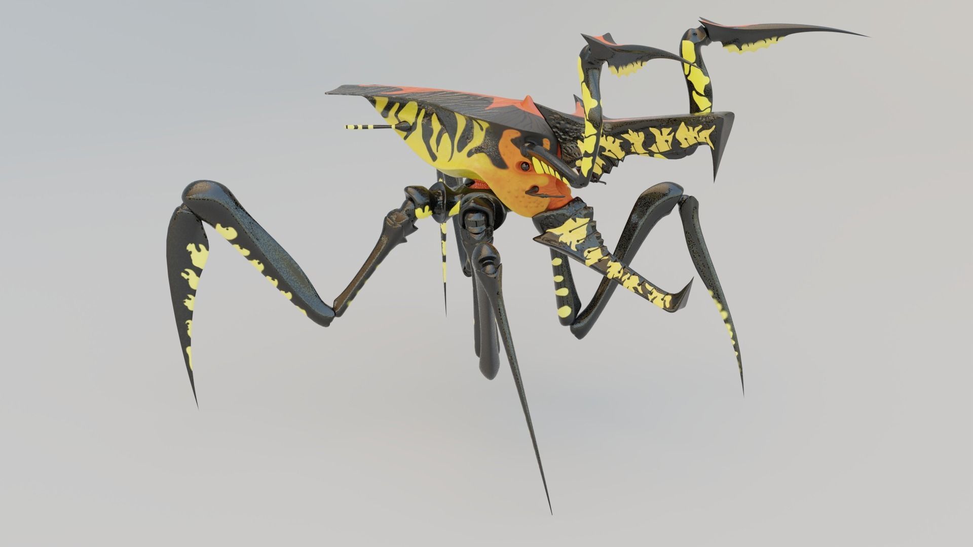Starship troopers Warrior bug 3D model rigged | CGTrader