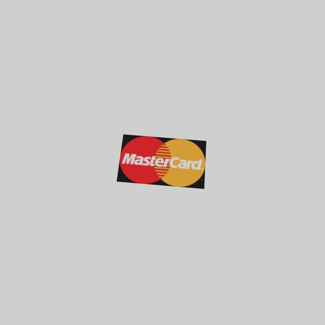 3D model Mastercard VR / AR / low-poly | CGTrader