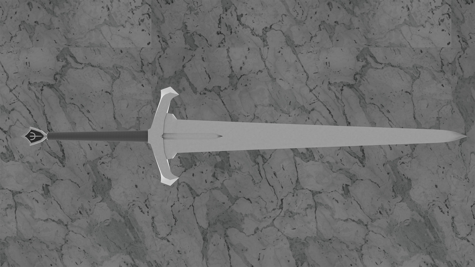 3D model The Rosarian oath sword from final fantasy 16 VR / AR / low ...