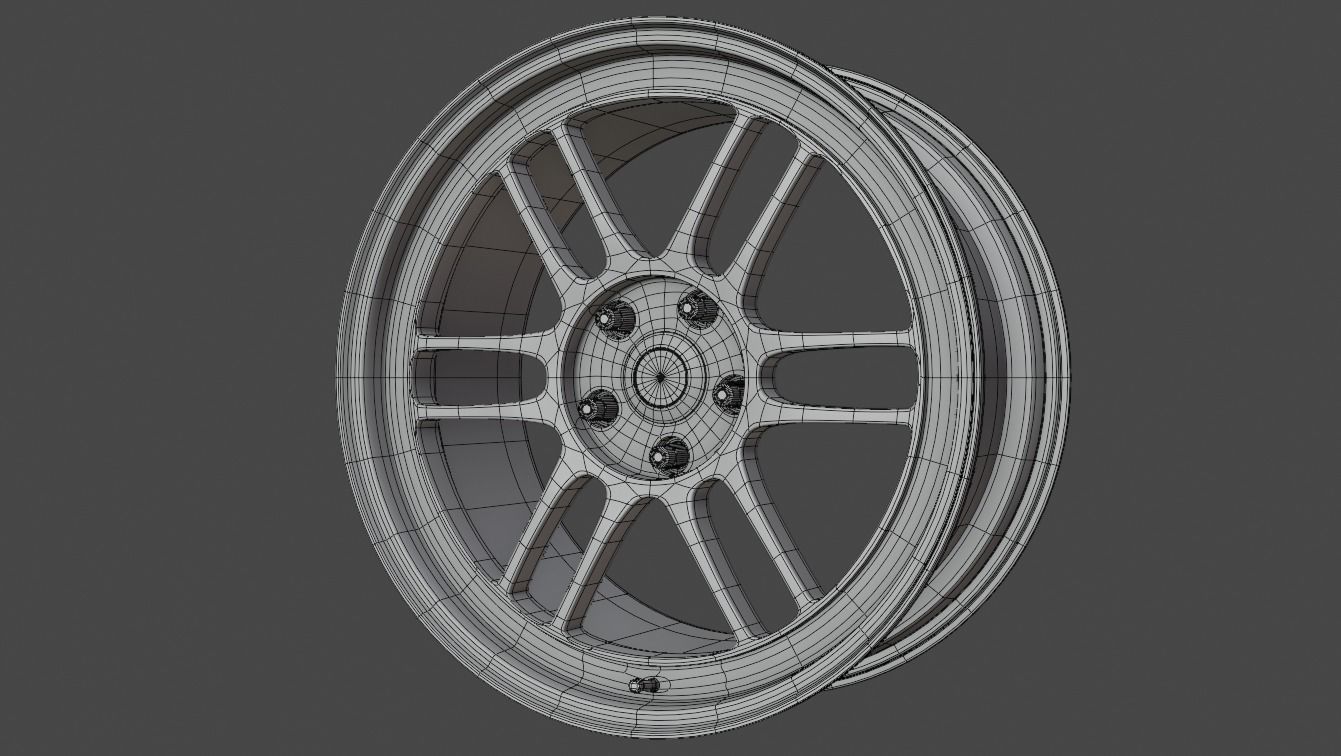 3D model RPF1 Enkei Wheels VR / AR / low-poly | CGTrader