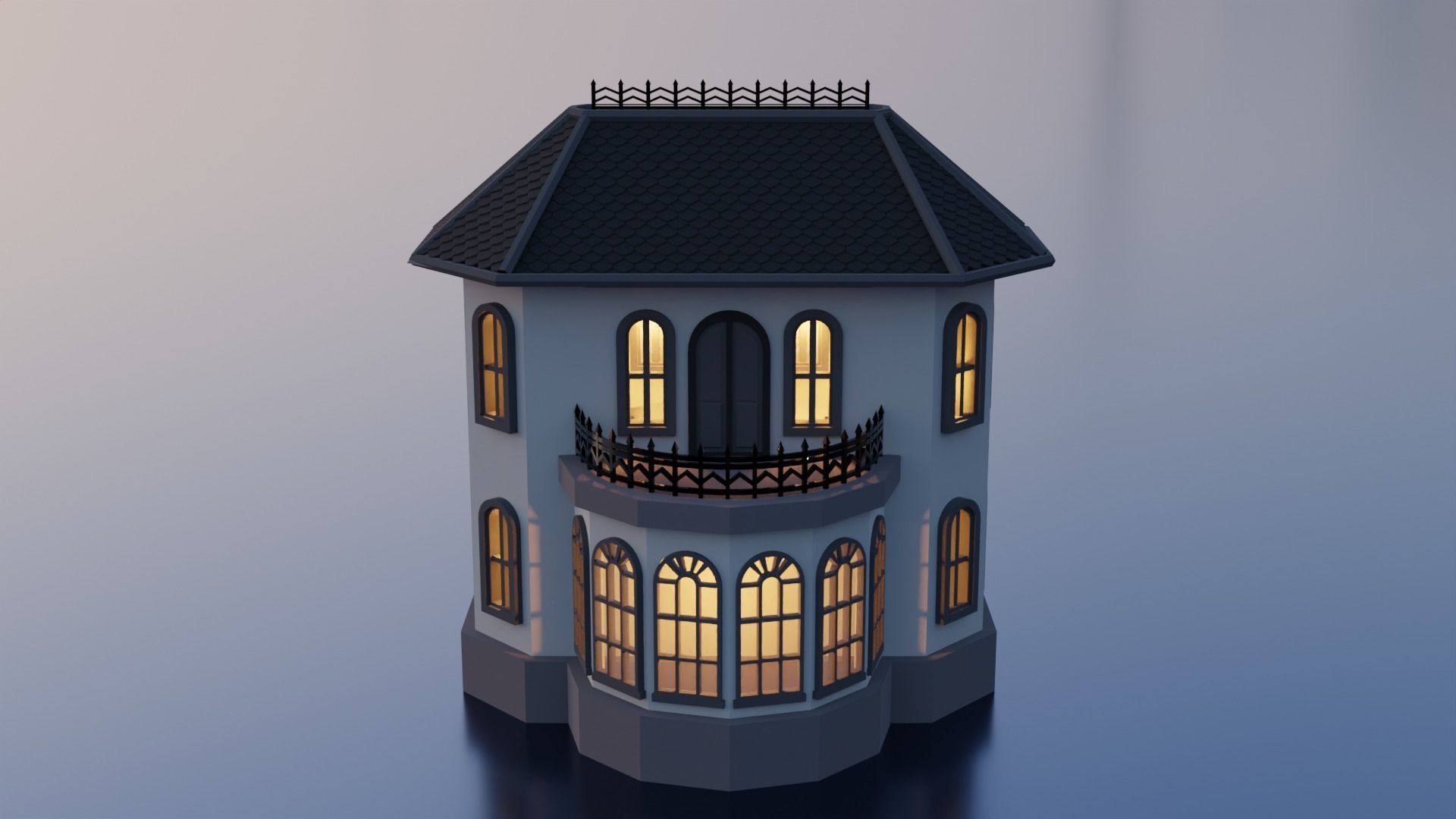3D model Haunted House VR / AR / low-poly | CGTrader