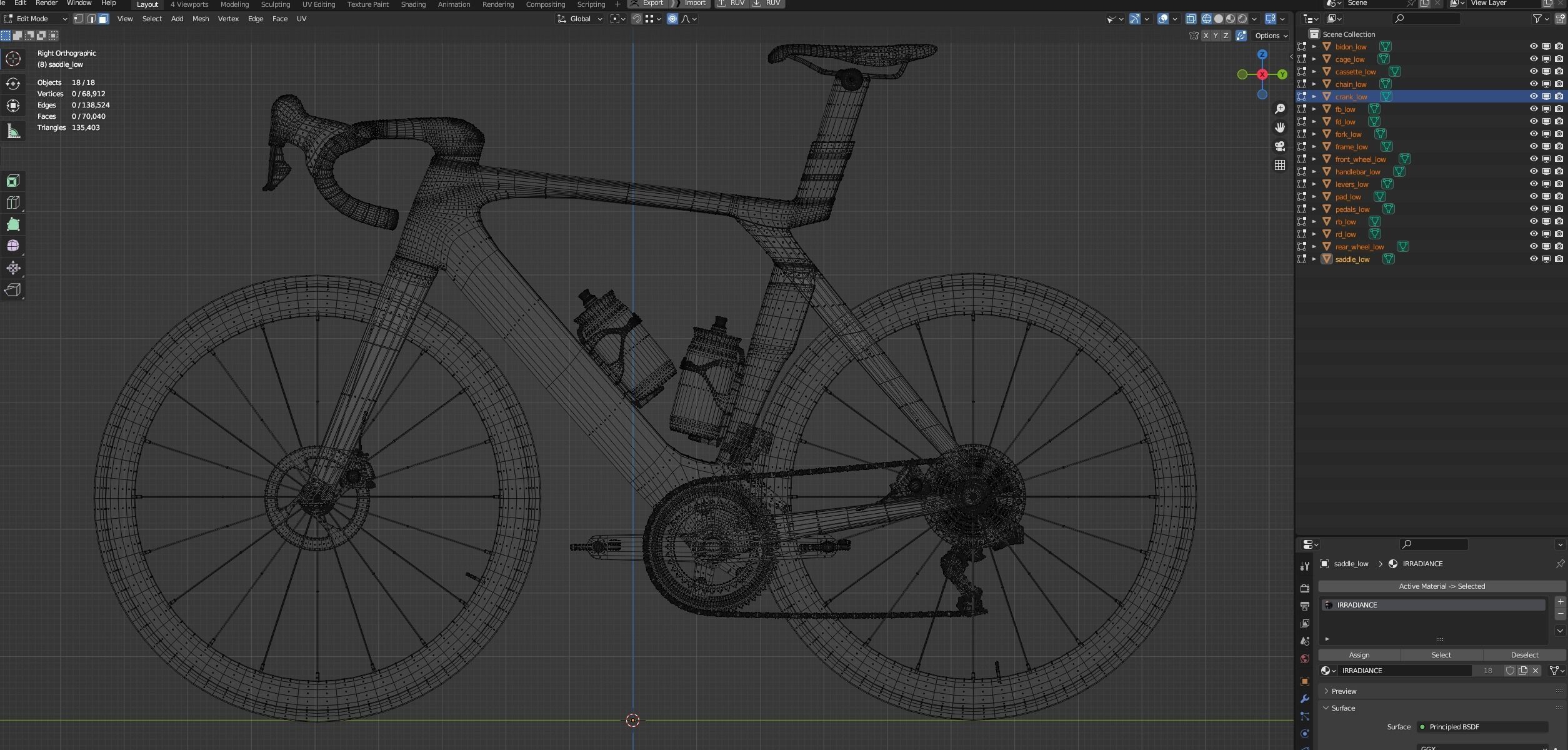 3D model TREK - LIDL Trek Madone bike of Mads Pedersen VR / AR / low ...