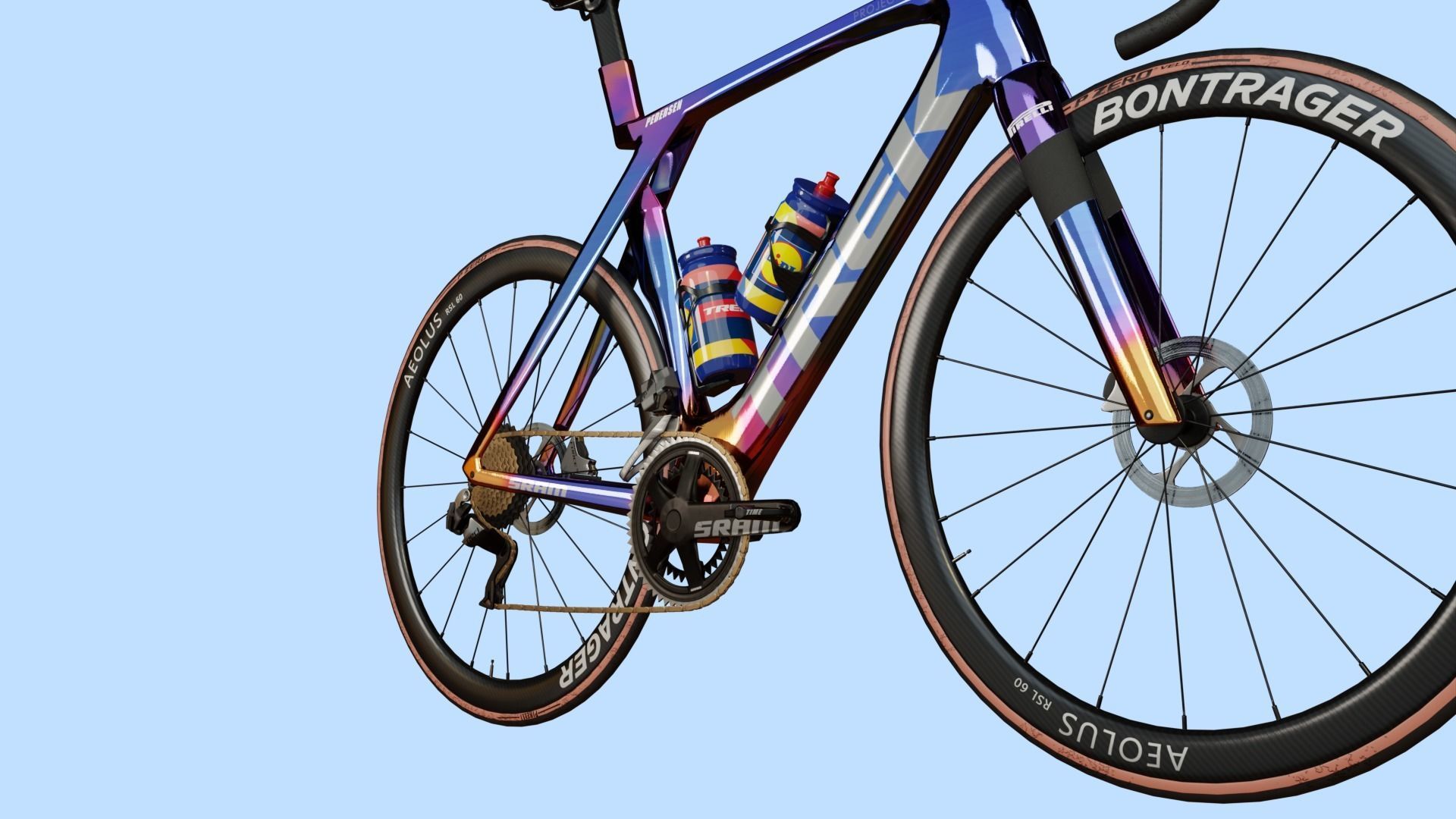 3D model TREK - LIDL Trek Madone bike of Mads Pedersen VR / AR / low ...