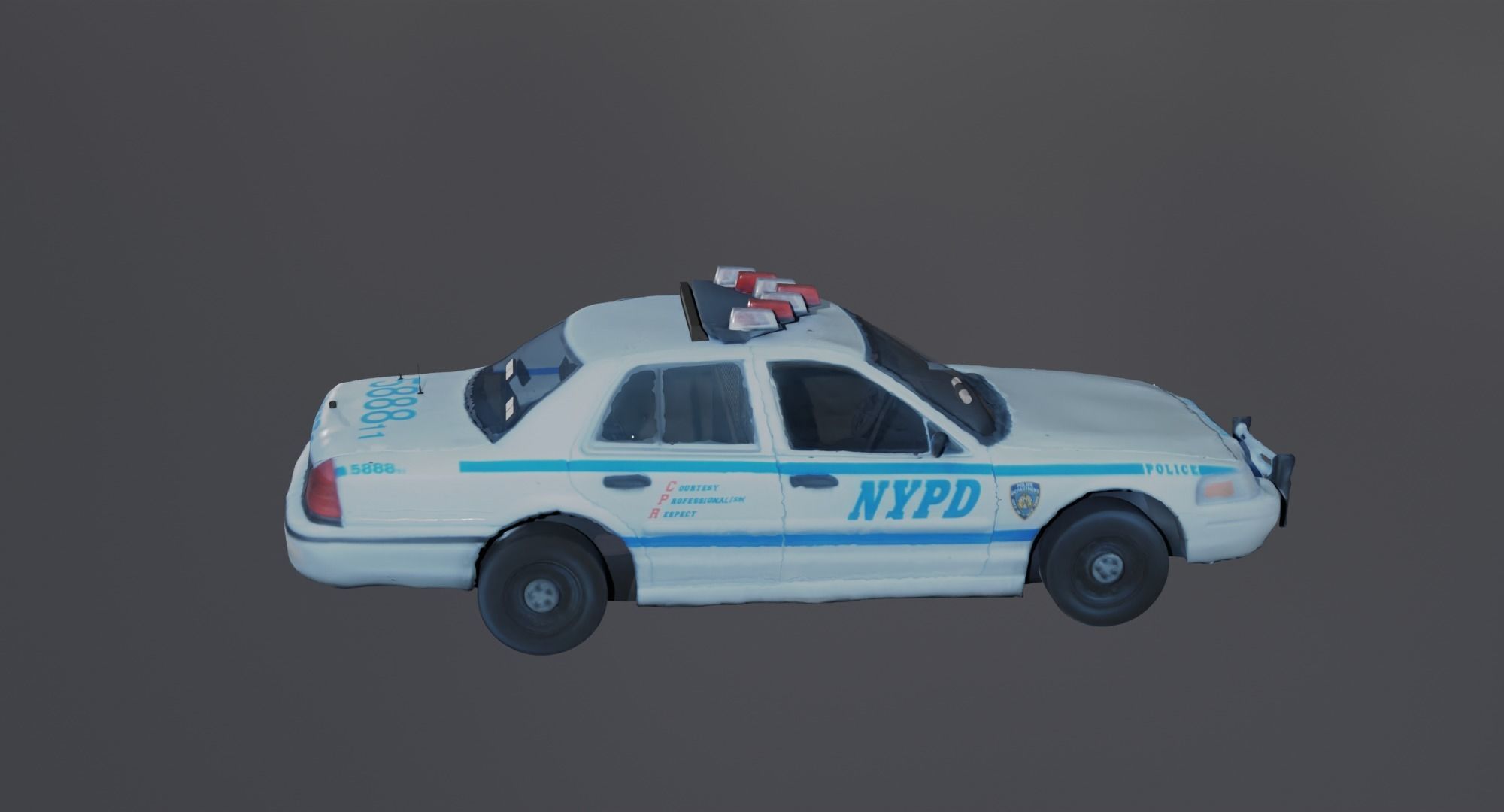 3D model NYPD New York Police Car VR / AR / low-poly | CGTrader