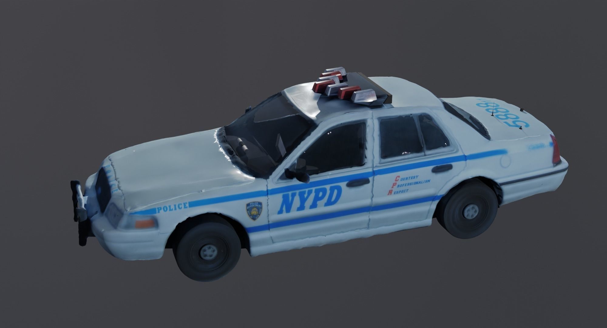 3D model NYPD New York Police Car VR / AR / low-poly | CGTrader