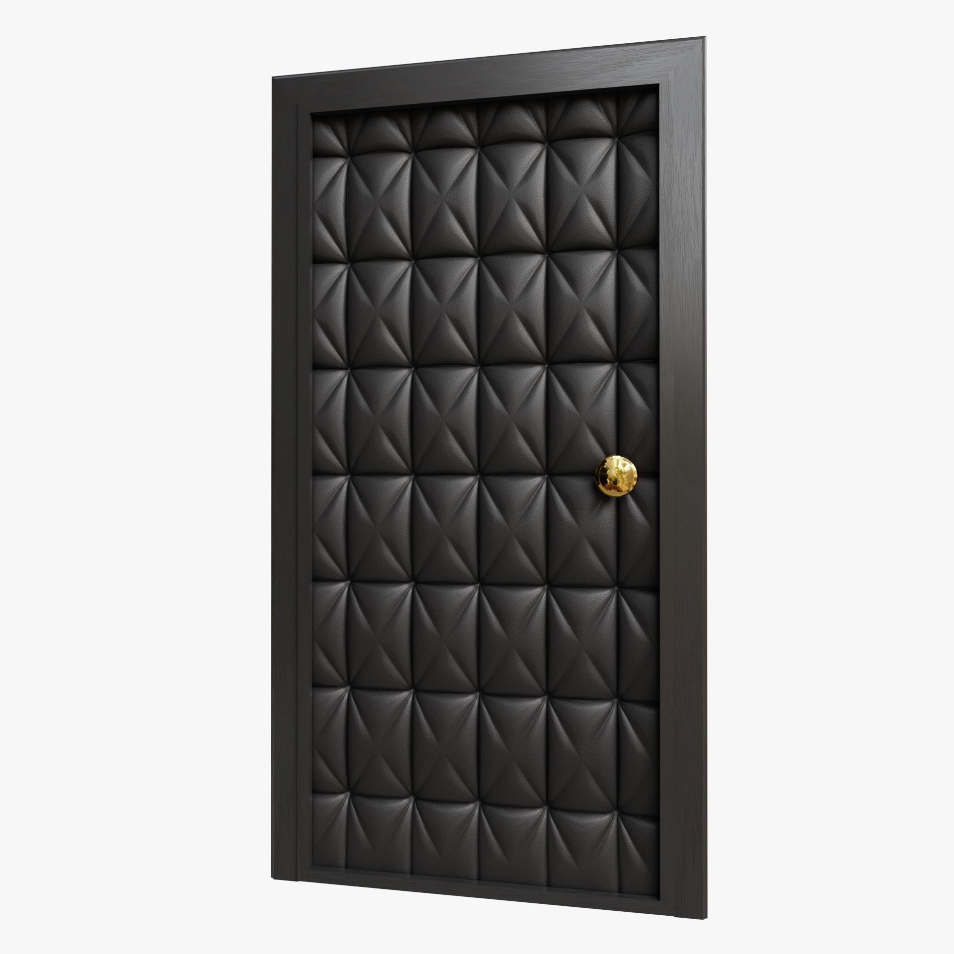 One-way Leather Tufted Padded Door 3D model | CGTrader