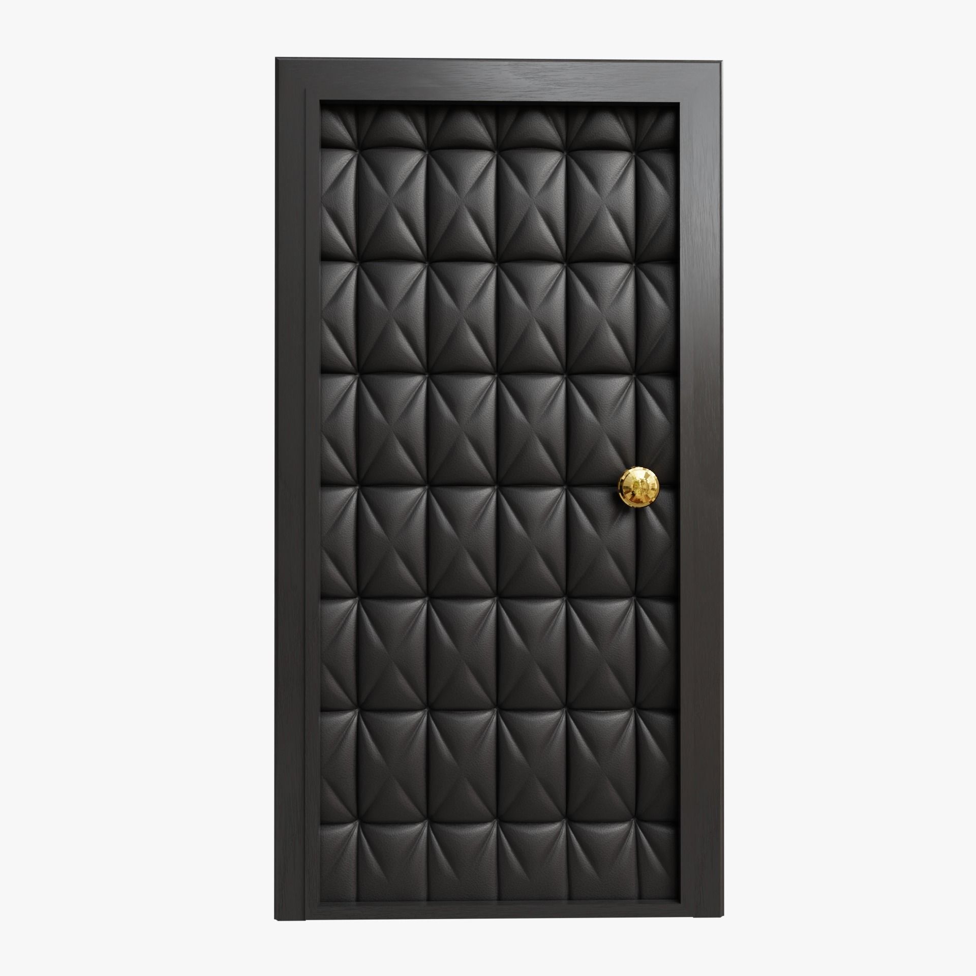 One-way Leather Tufted Padded Door 3D model | CGTrader