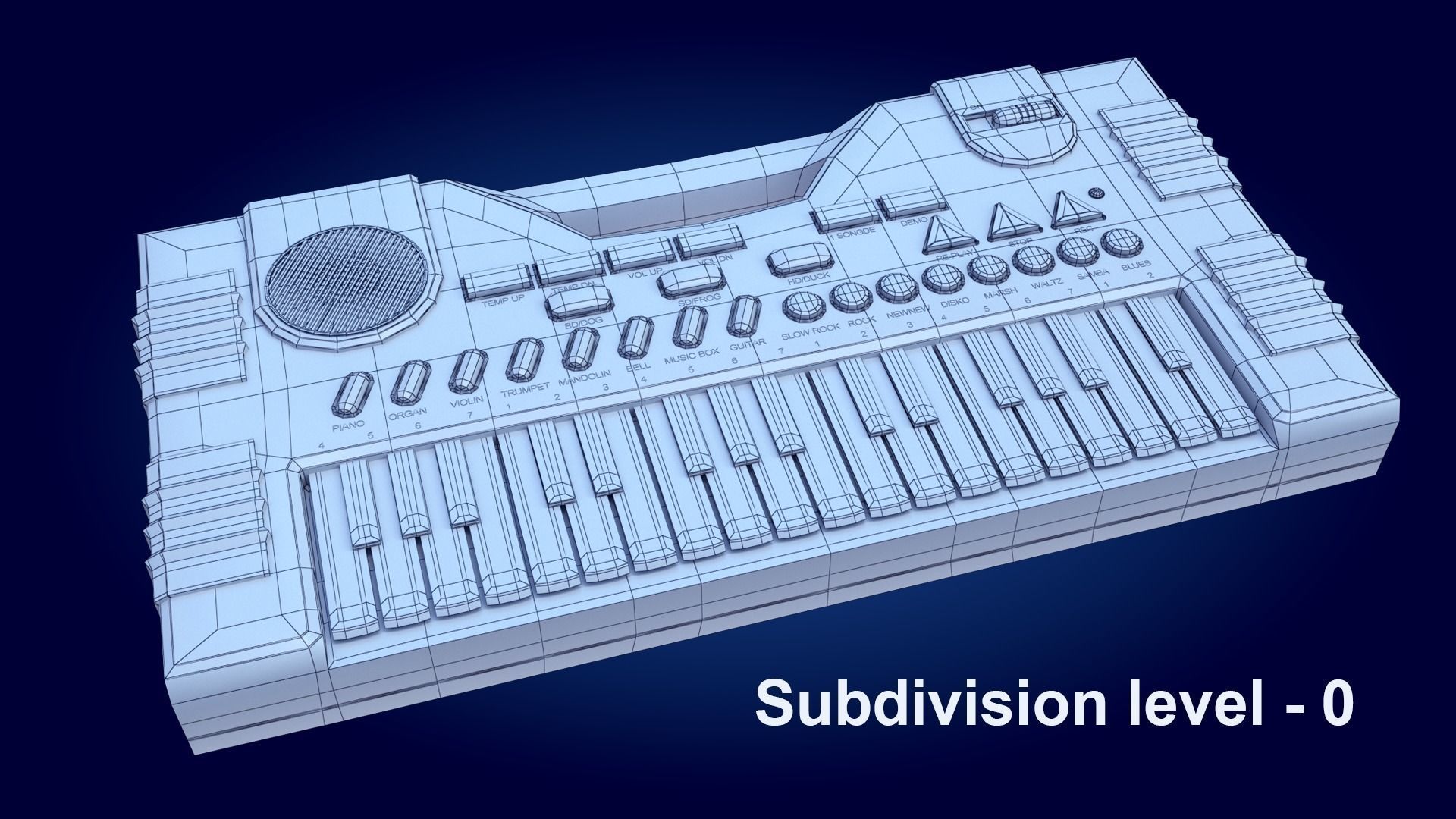 Kids Musical Piano 3D model | CGTrader