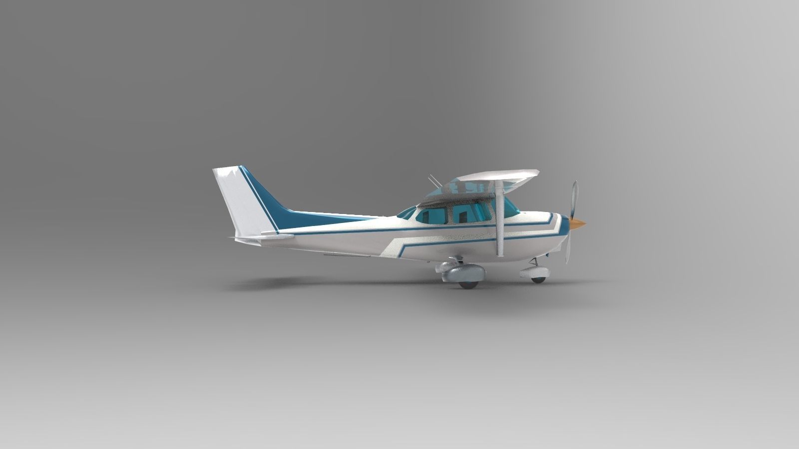 Cessna 172S Skyhawk SP 3D model | CGTrader