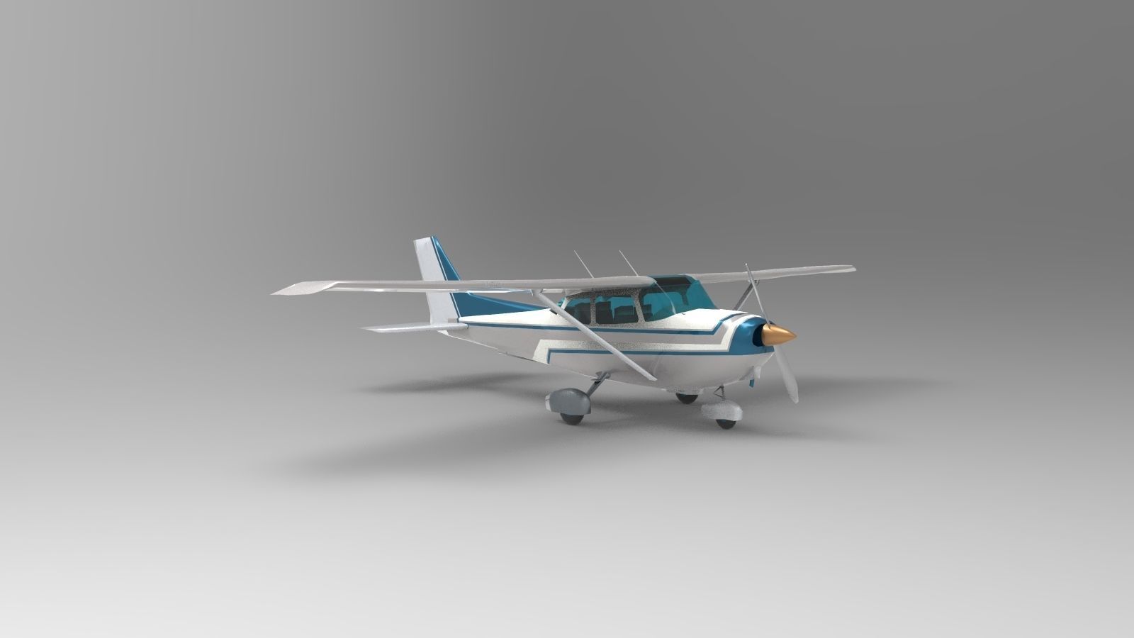 Cessna 172S Skyhawk SP 3D model | CGTrader