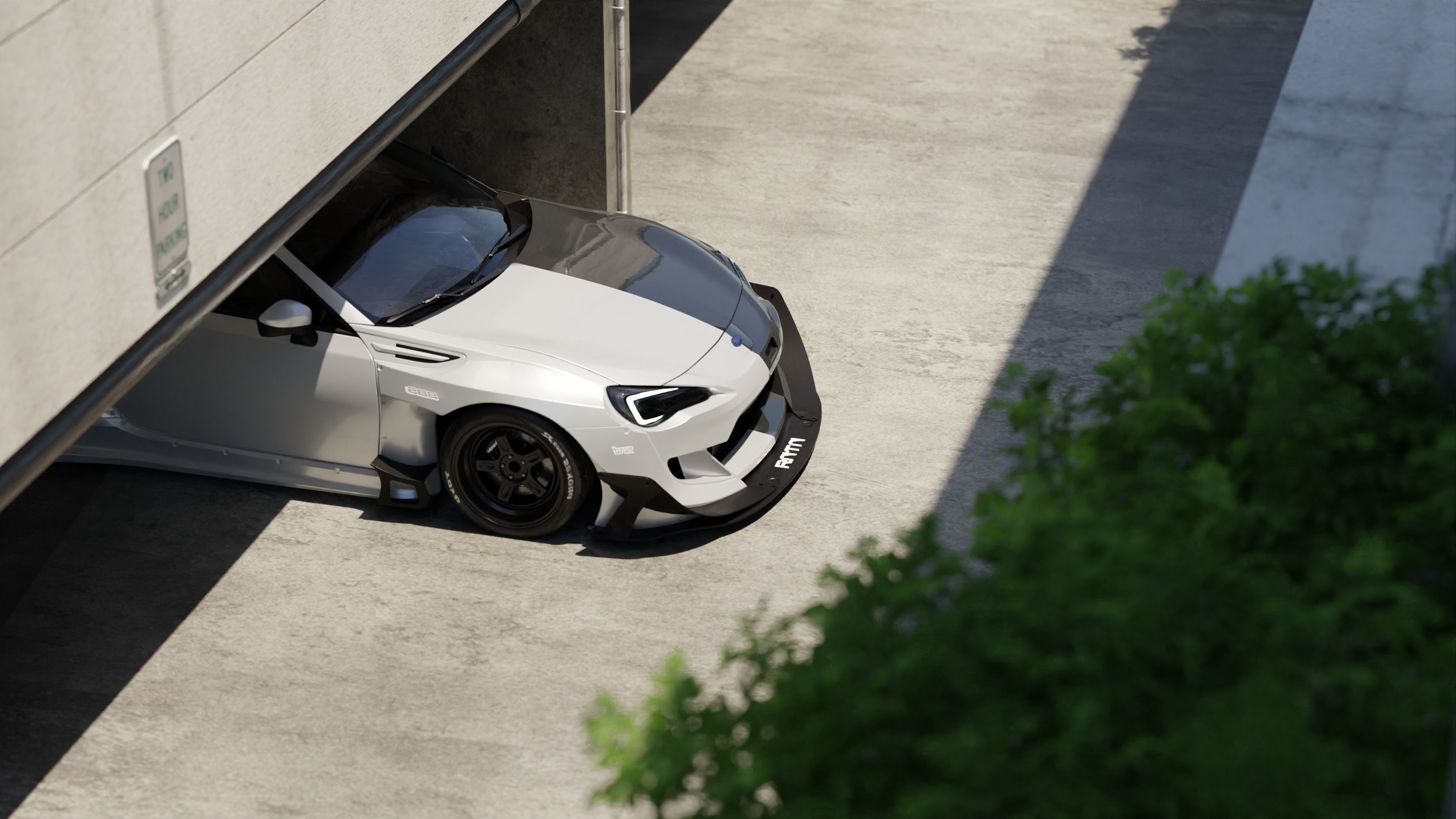 Car Render Scene 3D Blender File Textured And FBX File 3D model | CGTrader