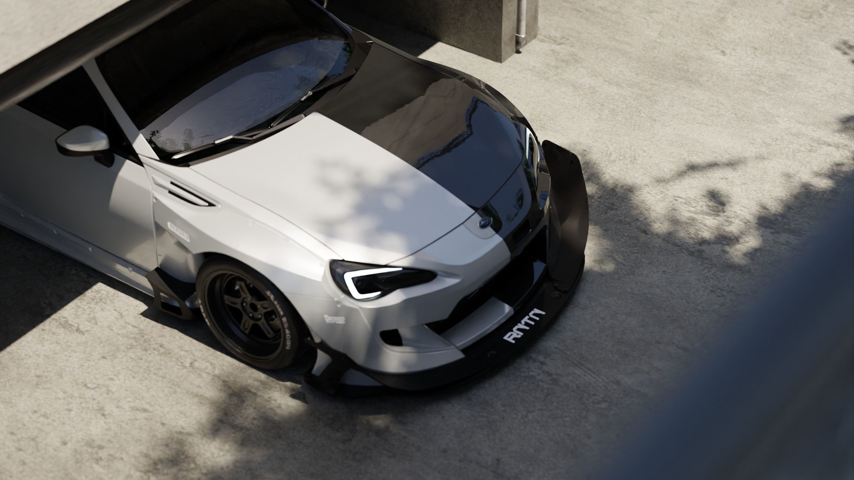 Car Render Scene 3D Blender File Textured And FBX File 3D model | CGTrader