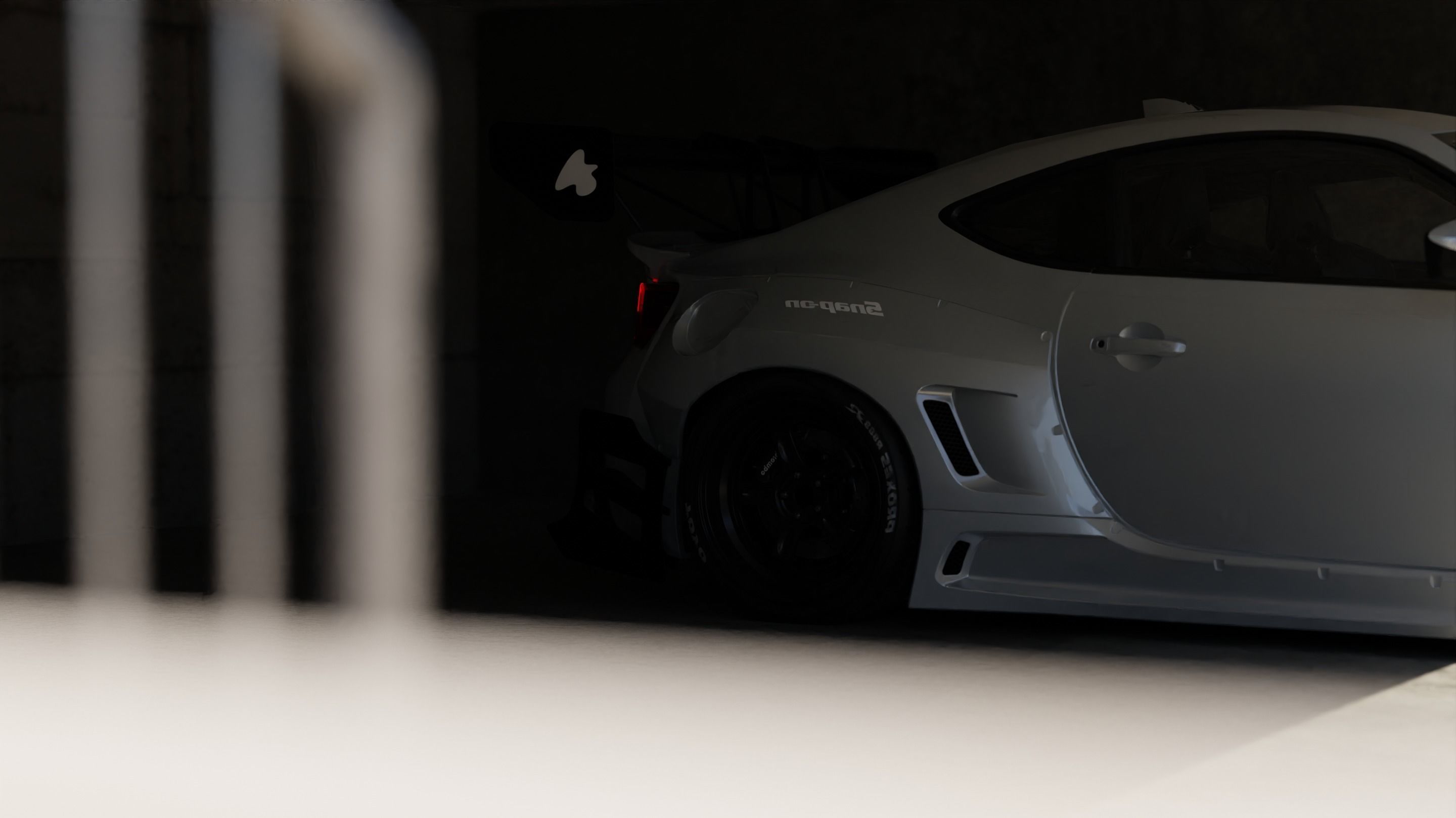 Car Render Scene 3D Blender File Textured And FBX File 3D model | CGTrader