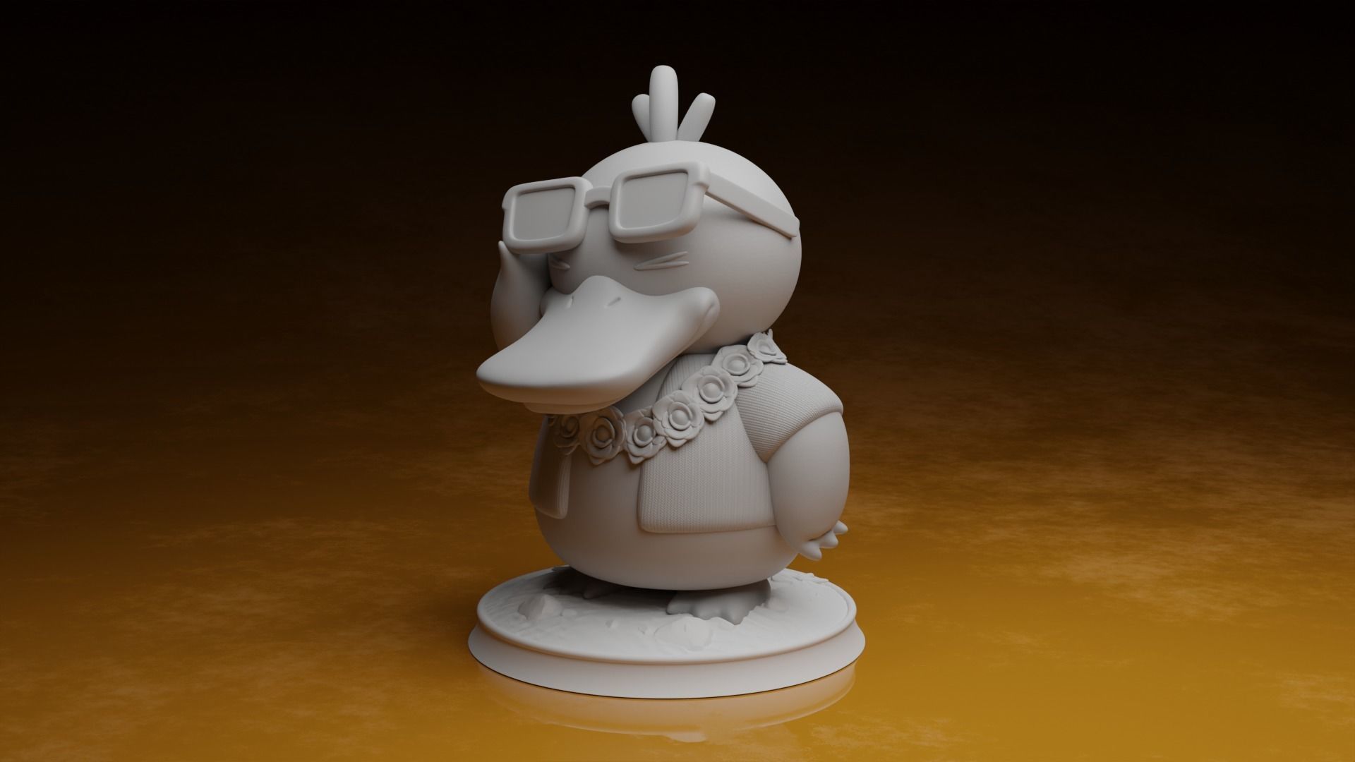 Psyduck - Pokemon 3D model 3D printable | CGTrader