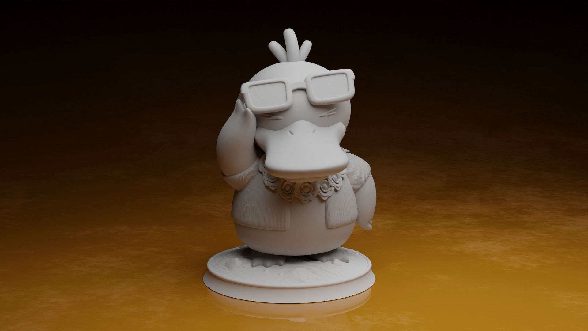 Psyduck - Pokemon 3D model 3D printable | CGTrader