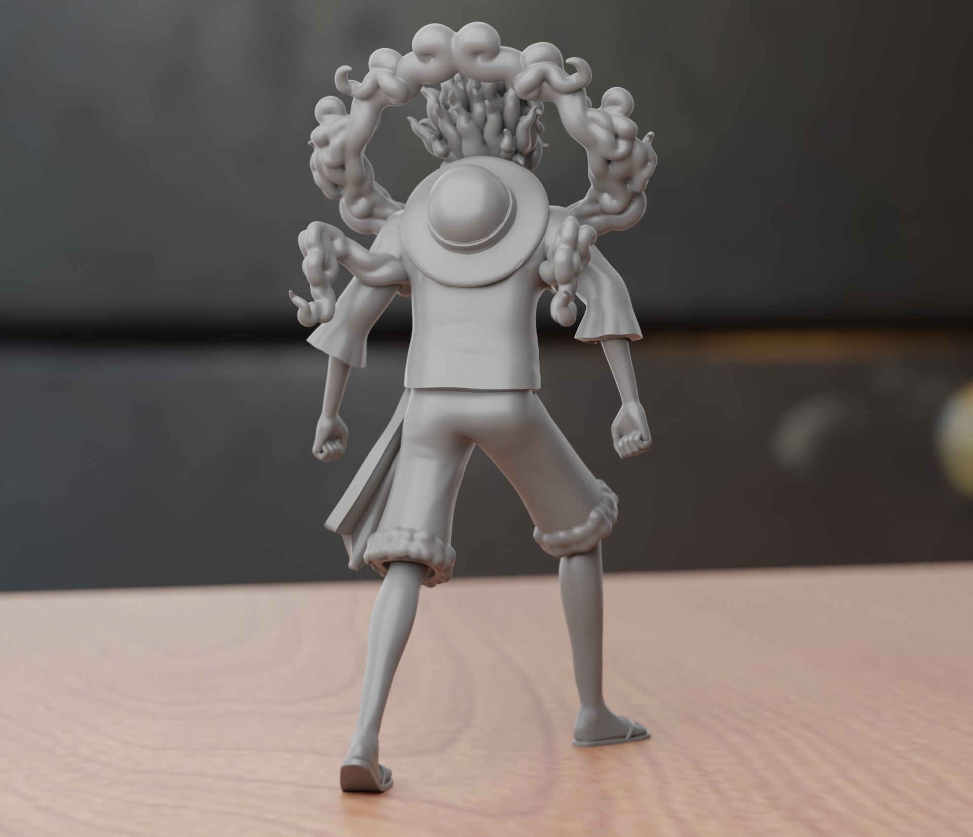 Luffy Gear 5 3D model 3D printable | CGTrader