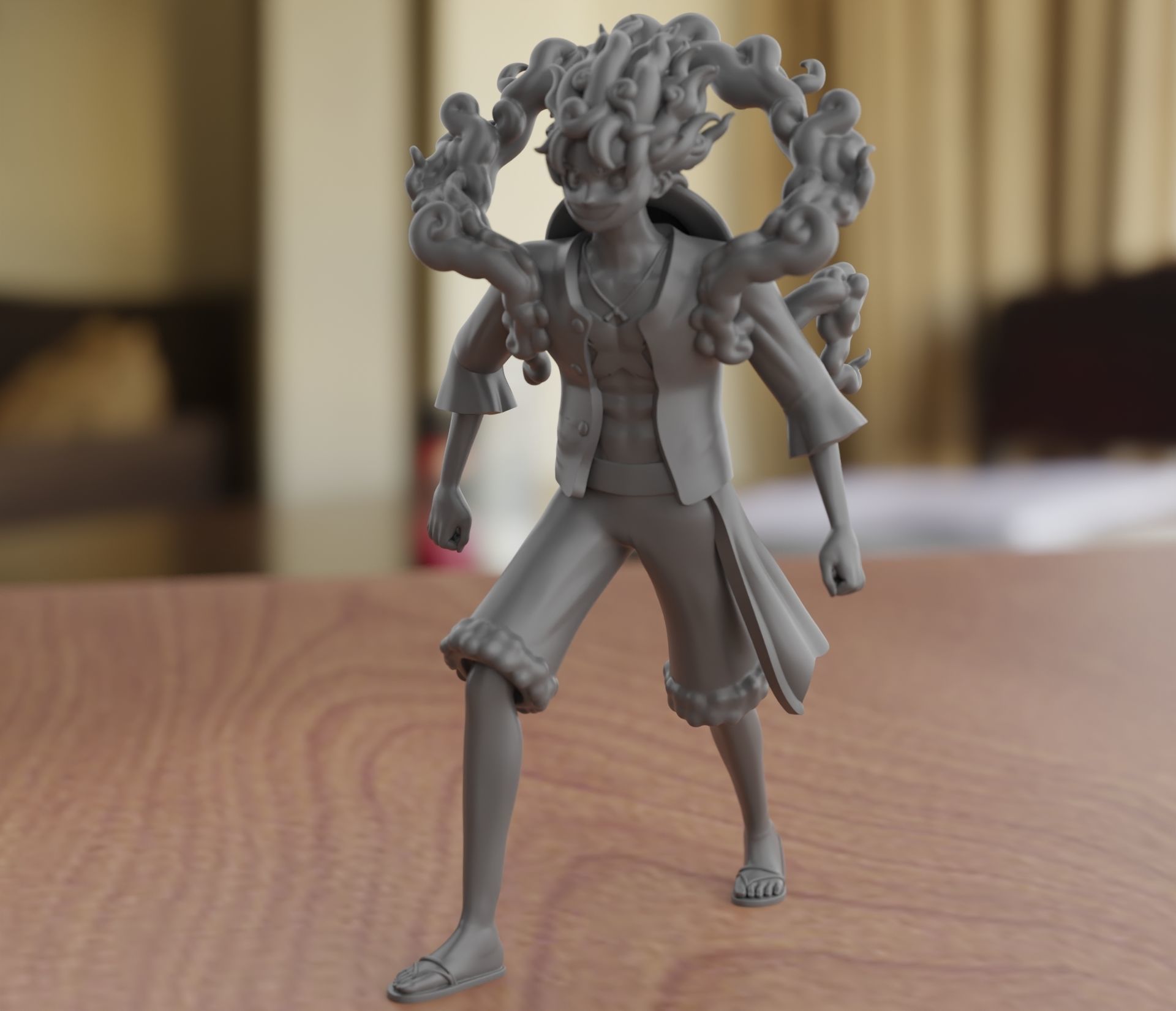 Luffy Gear 5 3D model 3D printable | CGTrader