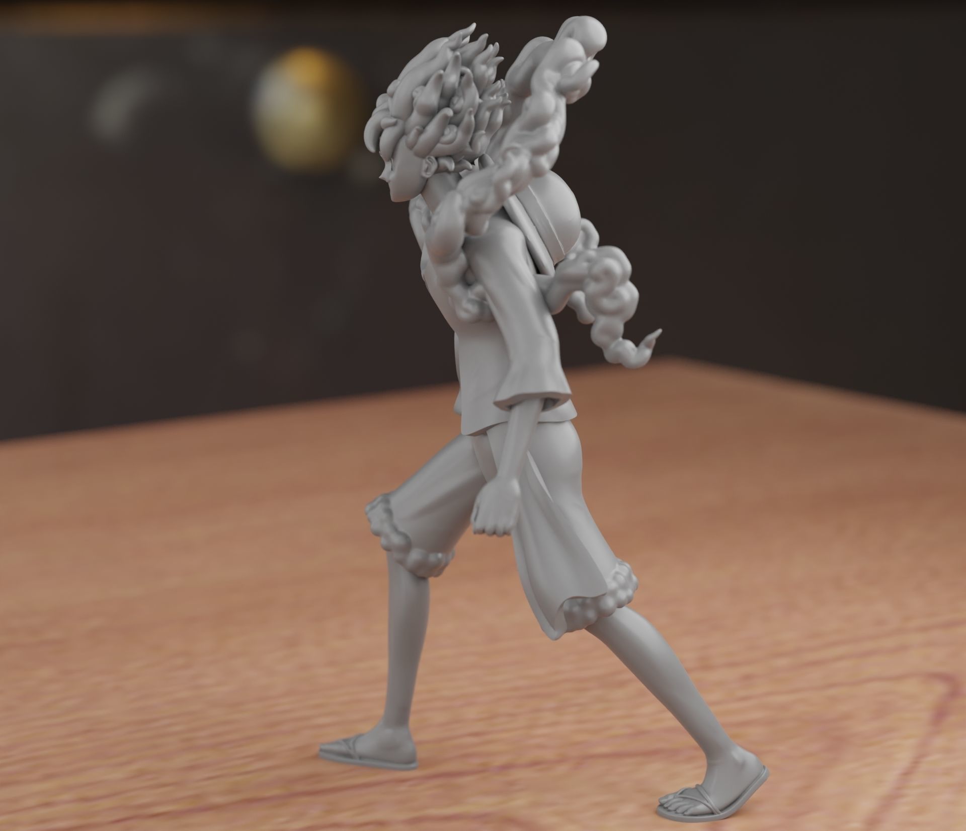 Luffy Gear 5 3D model 3D printable | CGTrader