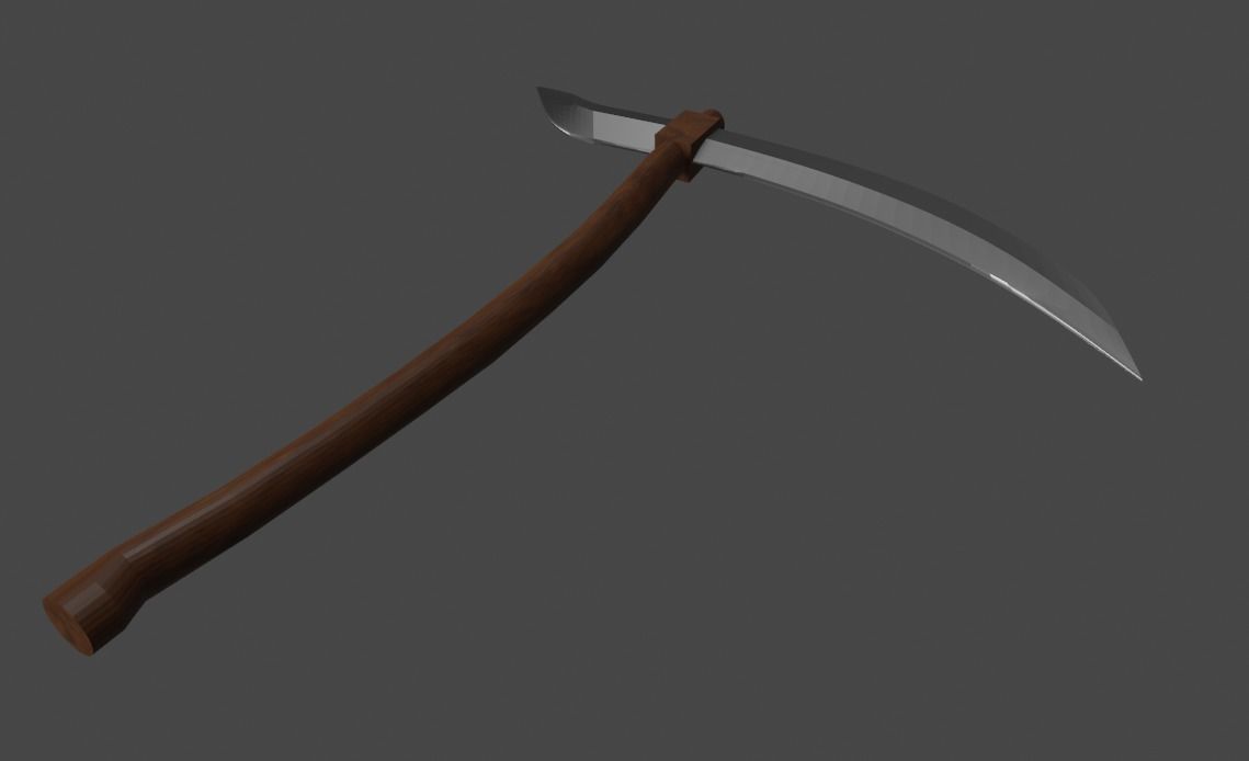 Scythe free VR / AR / low-poly 3D model | CGTrader