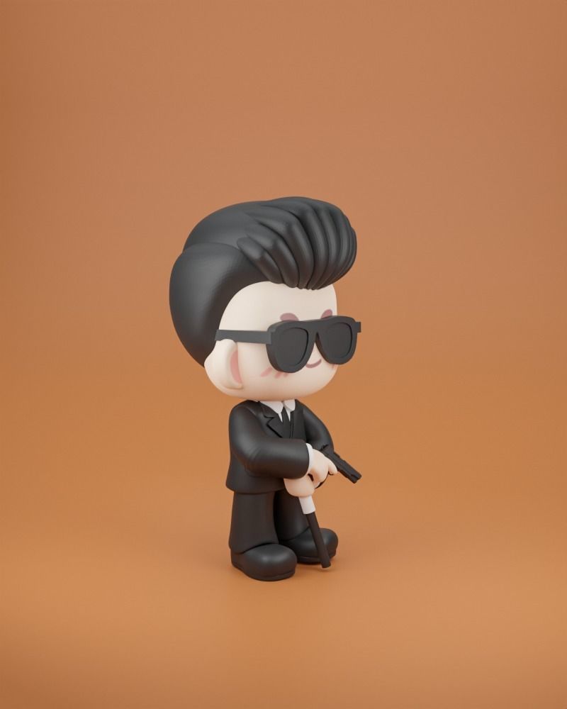 Caine Chibi from JohnWick4 3D model 3D printable | CGTrader